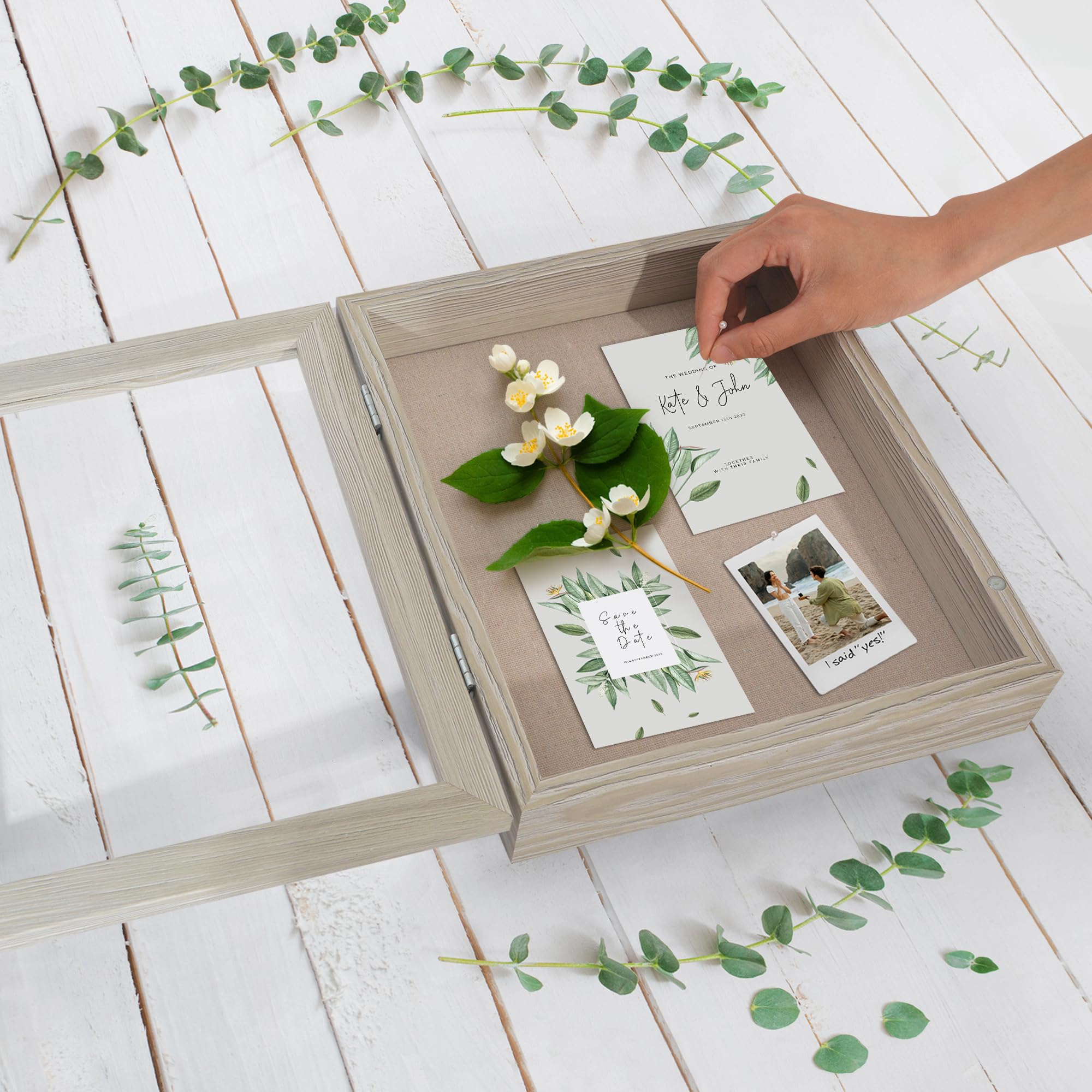 Snapklik.com : Americanflat Front Opening 8x10 Shadow Box Frame