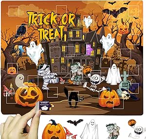 Halloween Advent Calendar 2022 for Halloween Countdown Decorations ...