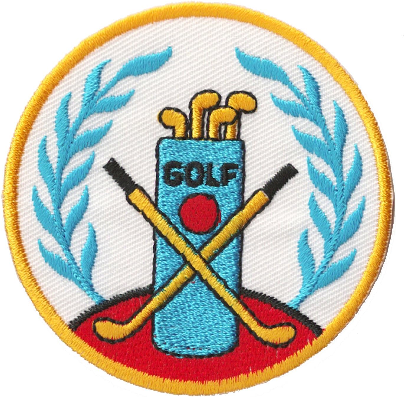 Patche Golf Iron-On Embroidered Patch : Amazon.co.uk: Home & Kitchen