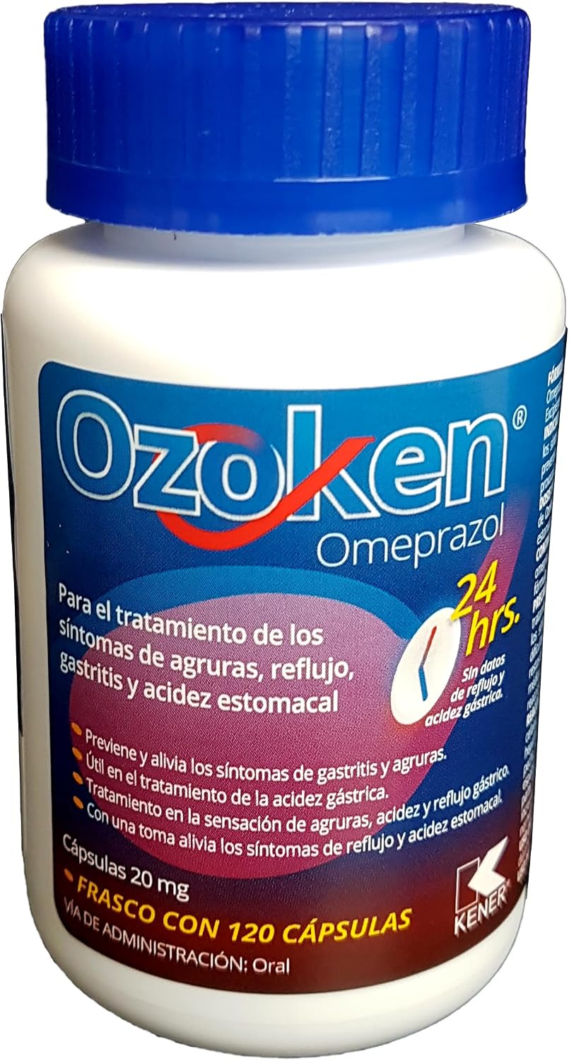 Omeprazol 20 mg 120 cápsulas : Amazon.com.mx: Salud y Cuidado Personal