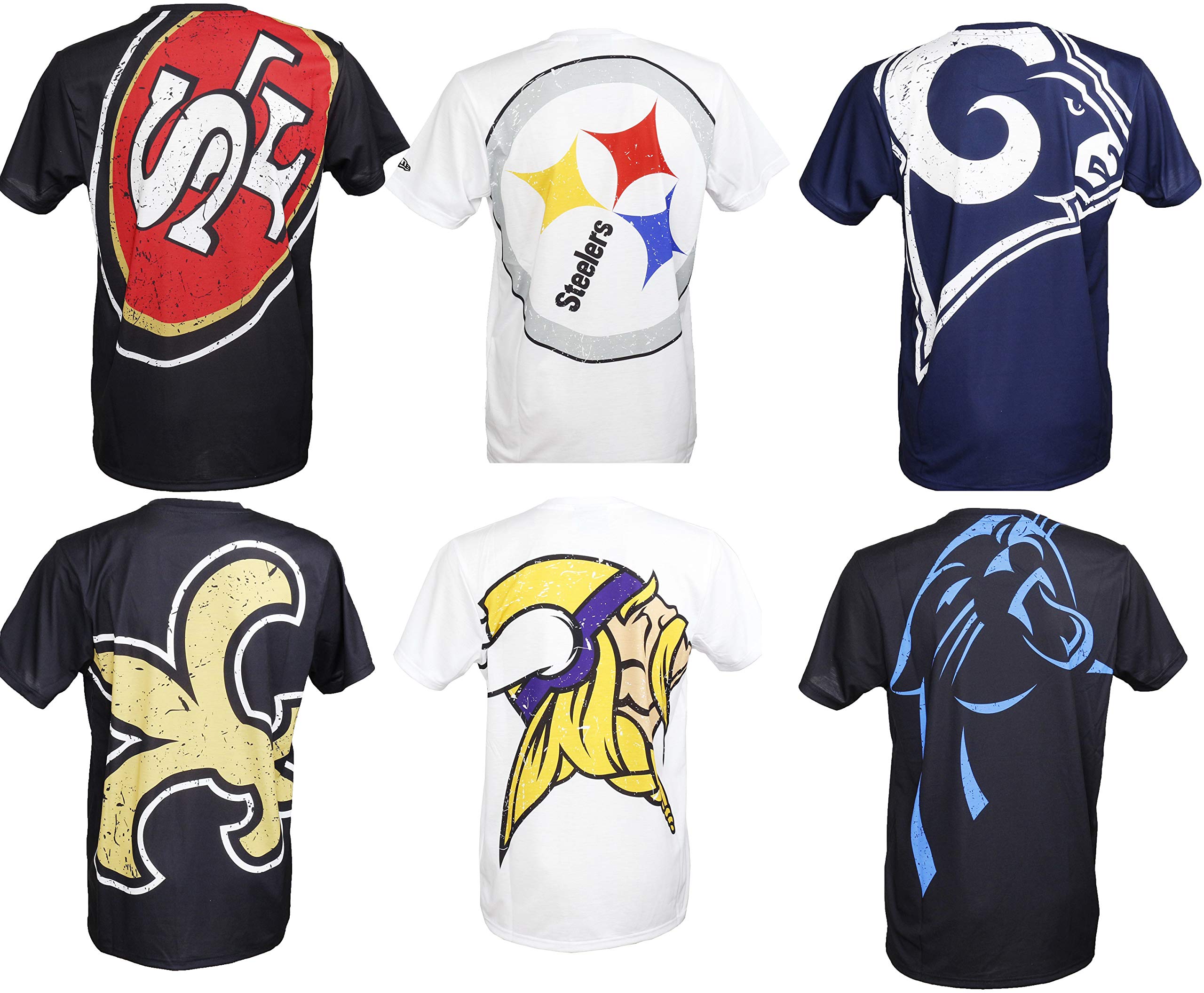 New Era NFL T-Shirt American Football Fan-Shirt Trikot Jersey Big Logo ...
