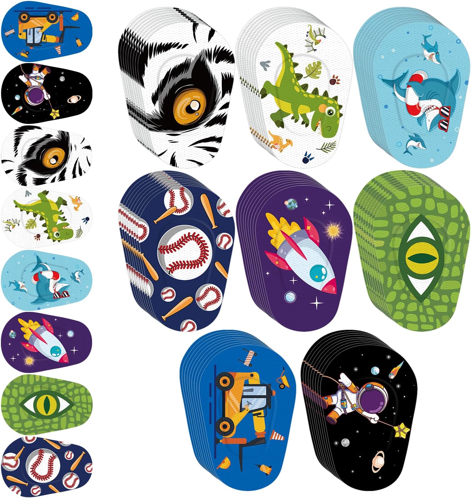 Amazon.com: Meowgool Adhesive Eye Patches for Kids with Lazy Eye ...