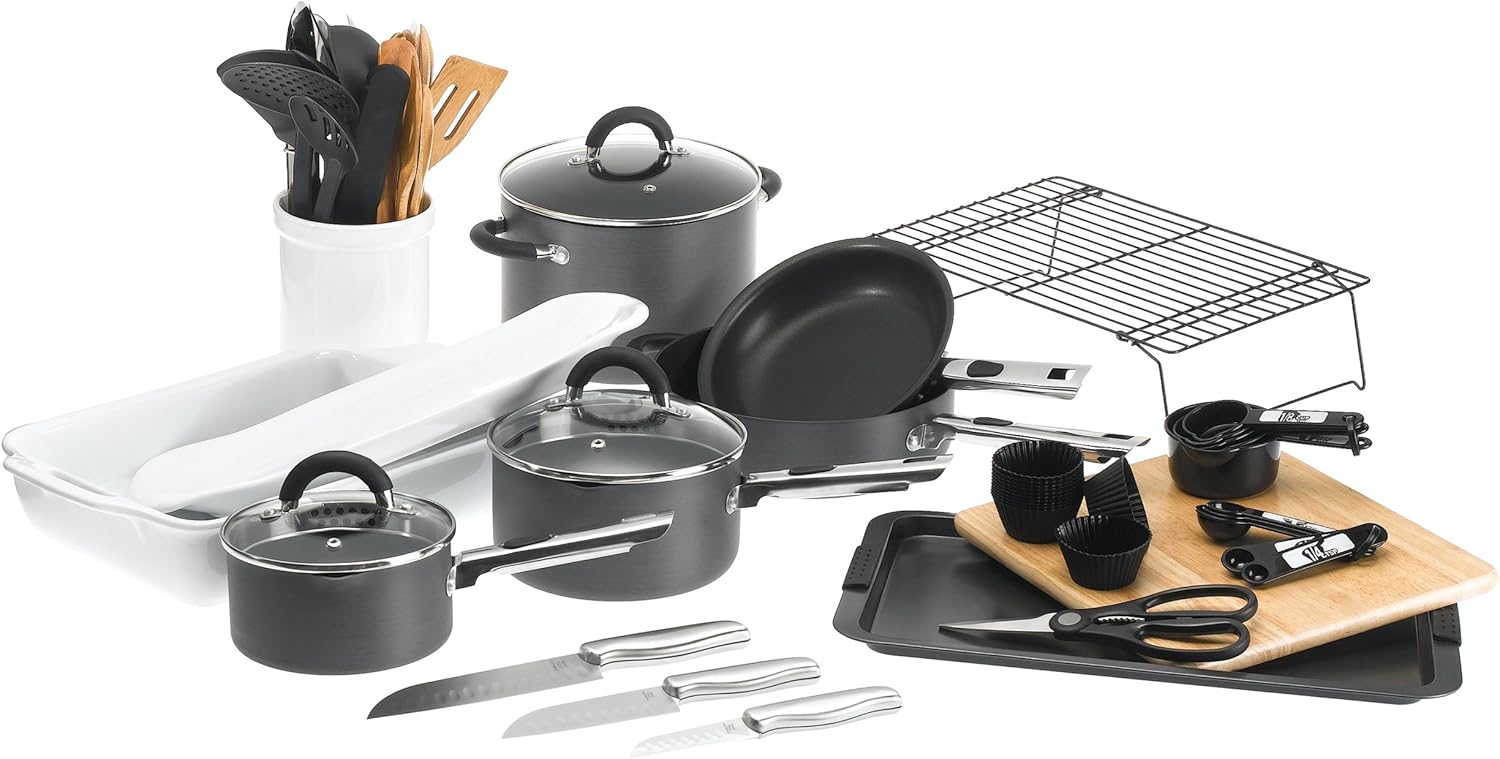 Amazon.com: Denmark 60 Piece Prep, Cook and Serve Set: Cookware Sets ...