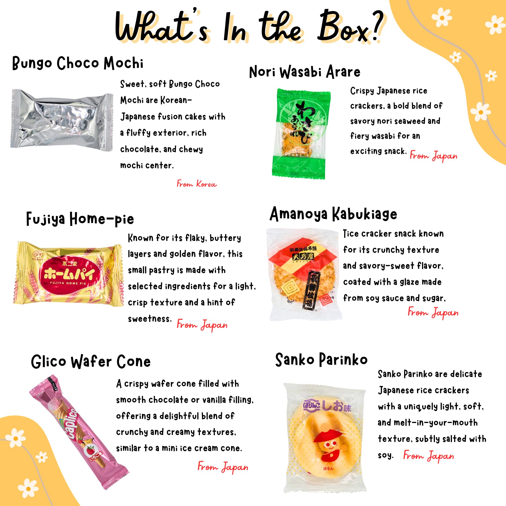 Snapklik.com : DOTORI SNACK BOX: 42 Count Korean & Japanese Snack Gift ...