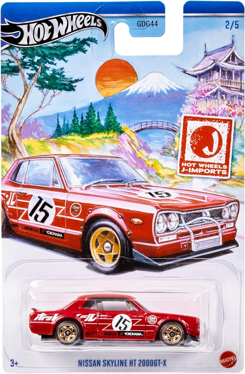Amazon.com: Hot Wheels J-Imports Nissan Skyline HT 2000GT-X, Die-Cast ...