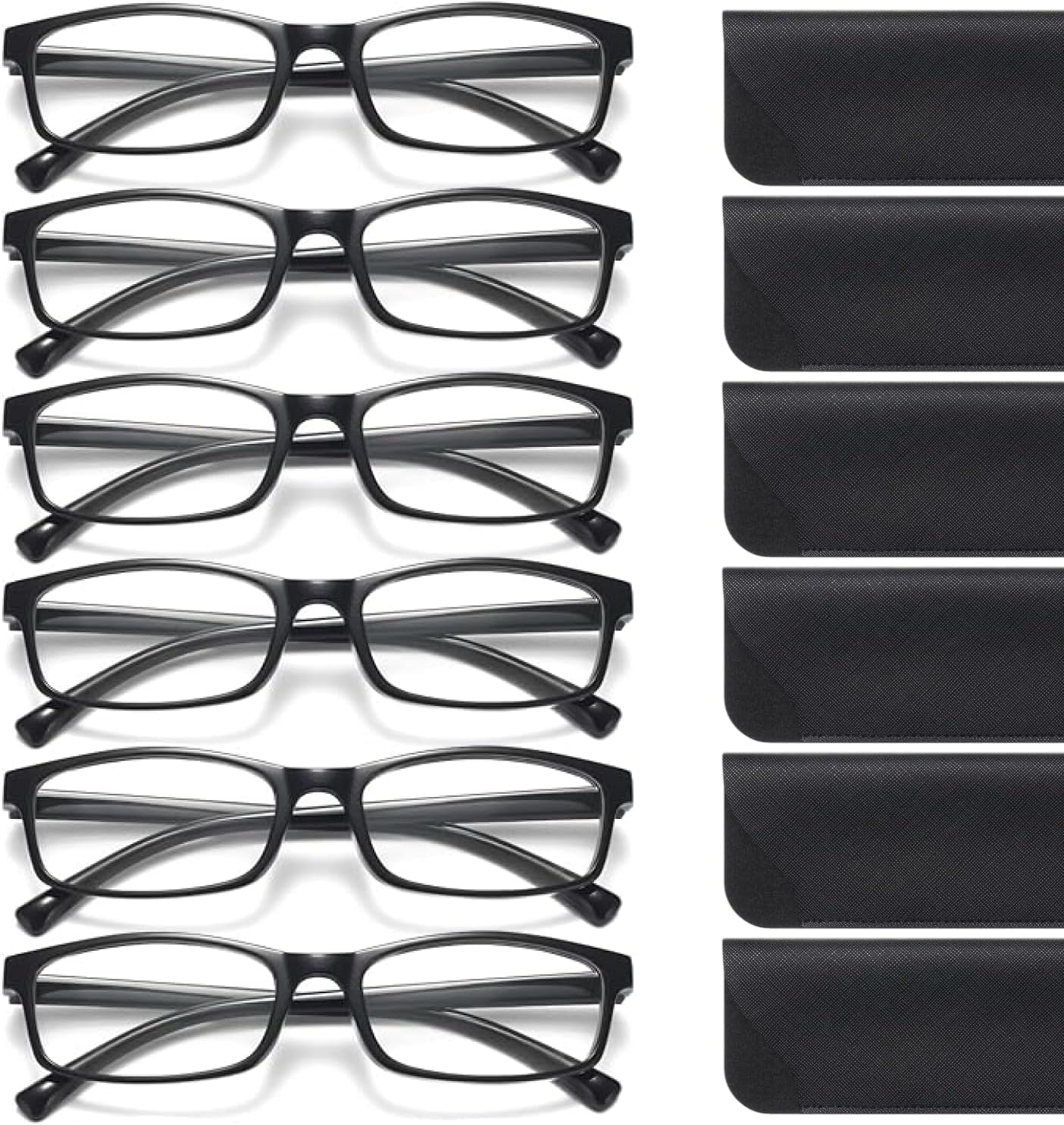 Amazon.com: MODFANS Reading Glasses 4 Pack, Blue Light Blocking Readers ...