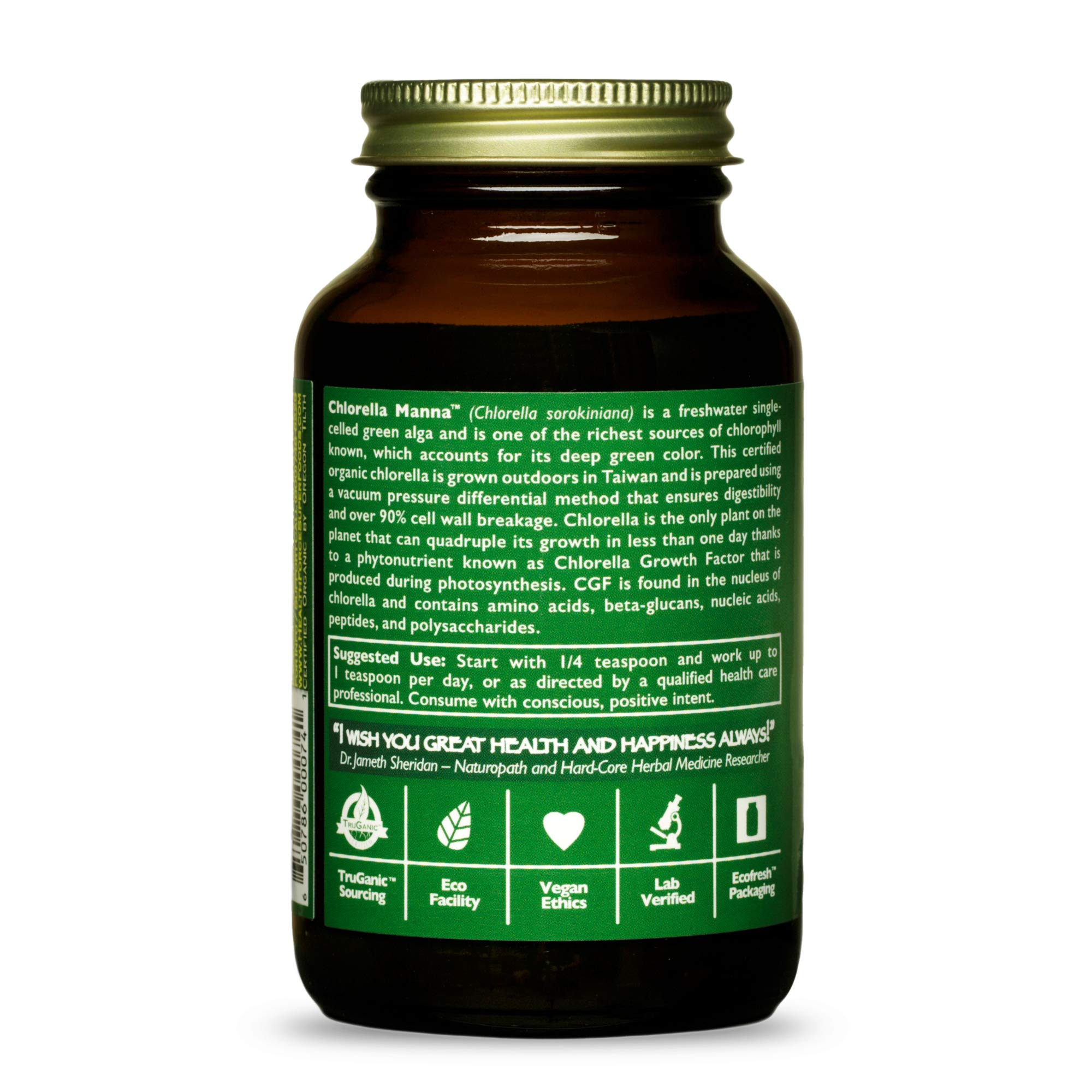 Buy HealthForce SuperFoods Chlorella Manna Powder - 100 Grams ...