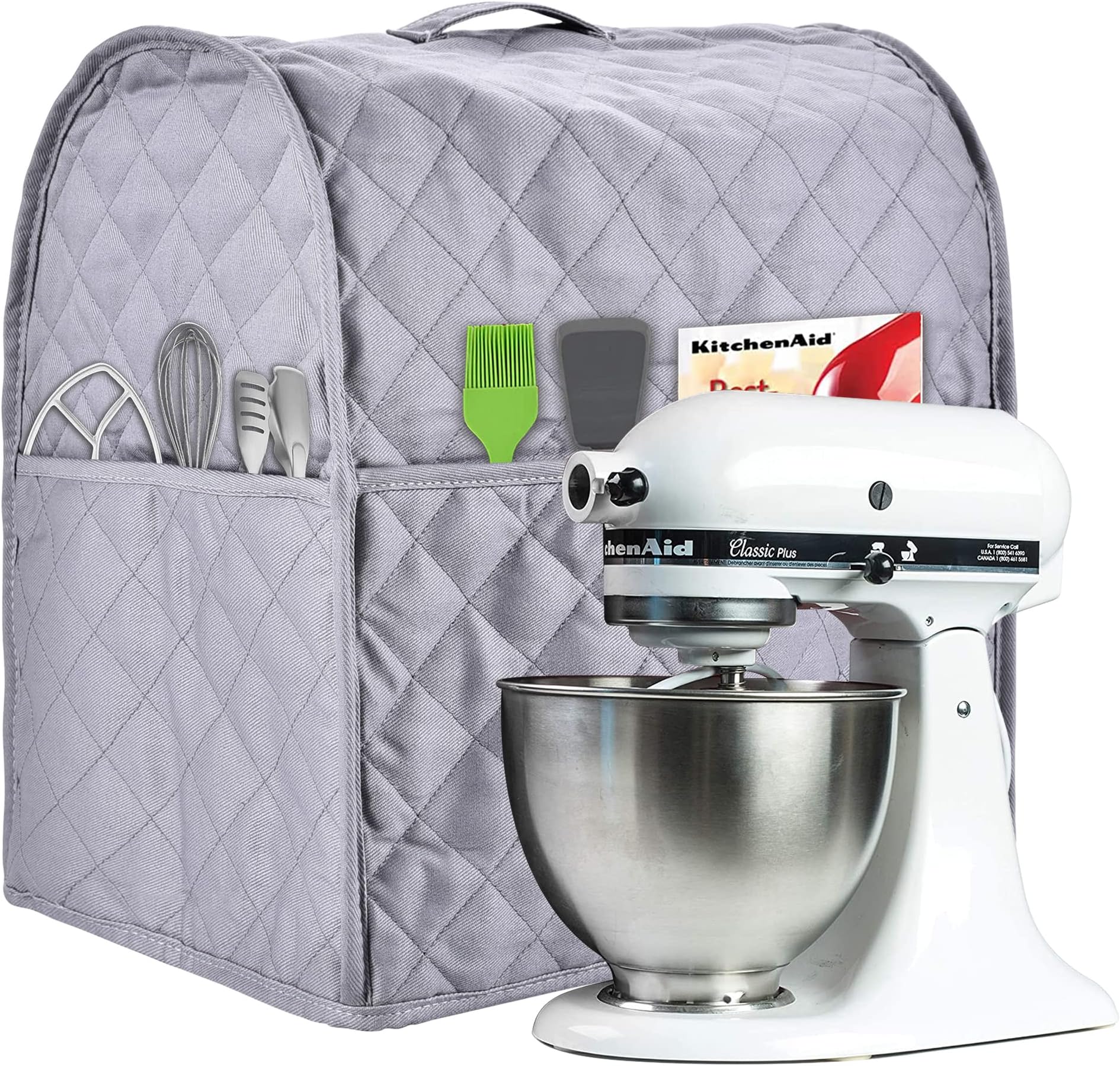 Amazon.com: Homai Stand Mixer Cover Compatible with Tilt Head 4.5-5 ...