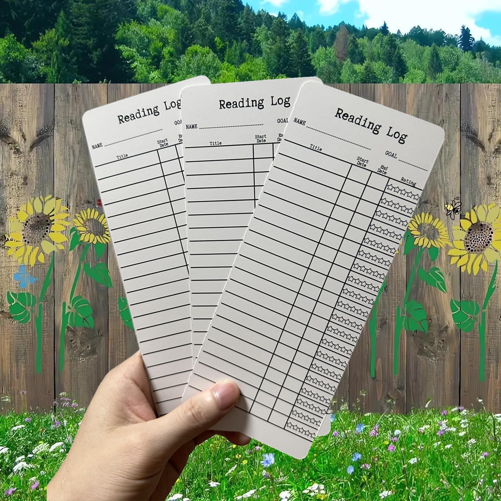 Amazon.com: 2024 Reading List Bookmark - Reading Log, 12PCS Library ...