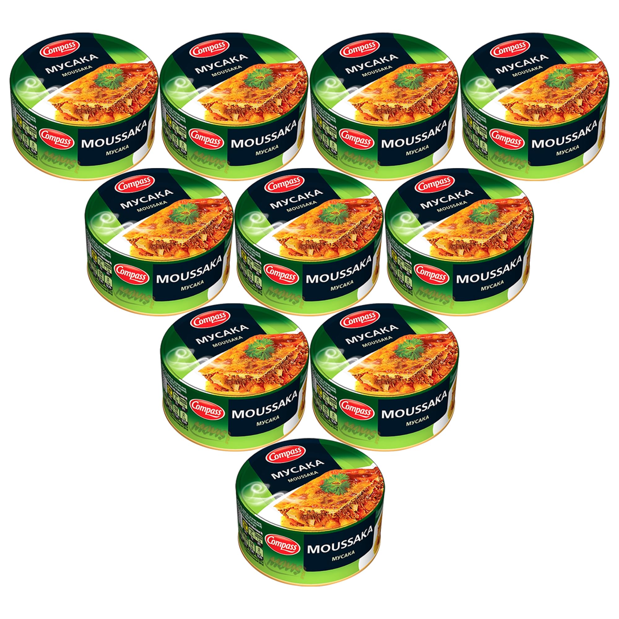 Compass Moussaka - 300g - Canned Ready Meals - Tinned Bulgarian Real ...