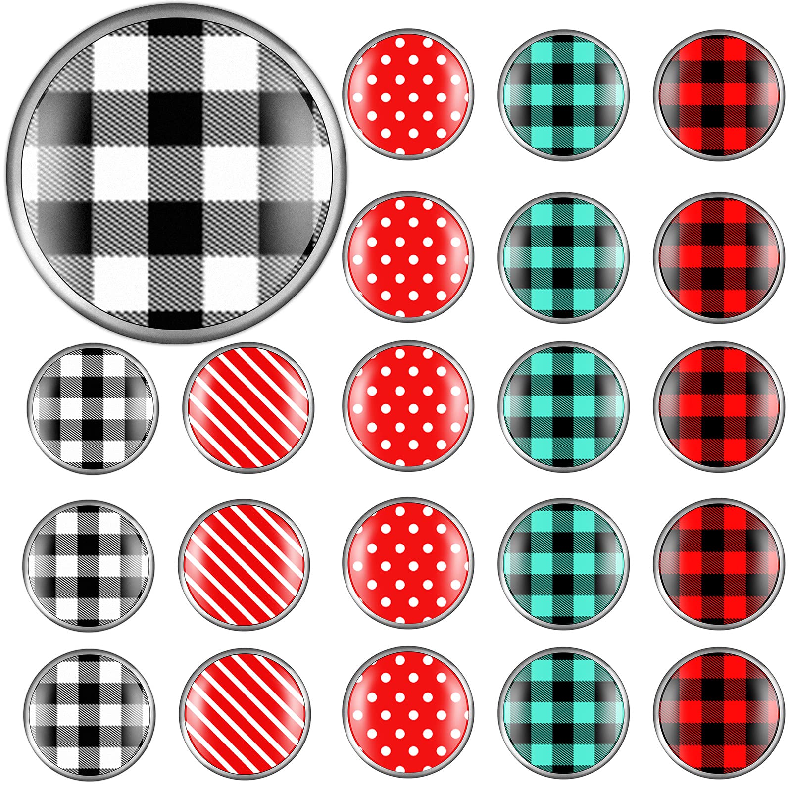 Buy 100 Pieces Christmas Epoxy Pushpins Steel Push Pins Thumb Tacks ...