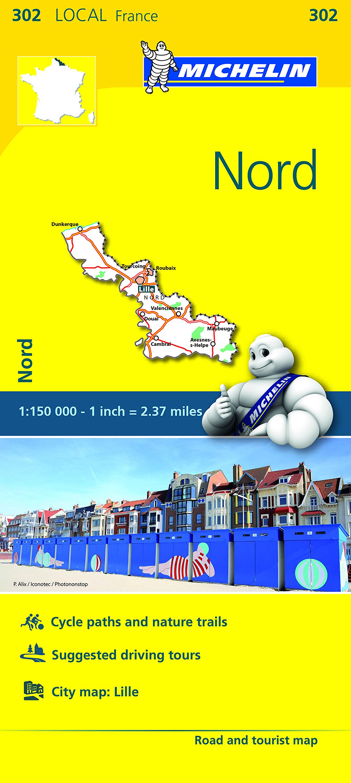 Nord - Michelin Local Map 302: Map (Michelin Local Maps, 302): Amazon ...