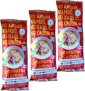 Amazon.co.jp: Samurai Ramen UMAMI (Red) (2 servings) x 3 bags of animal ...
