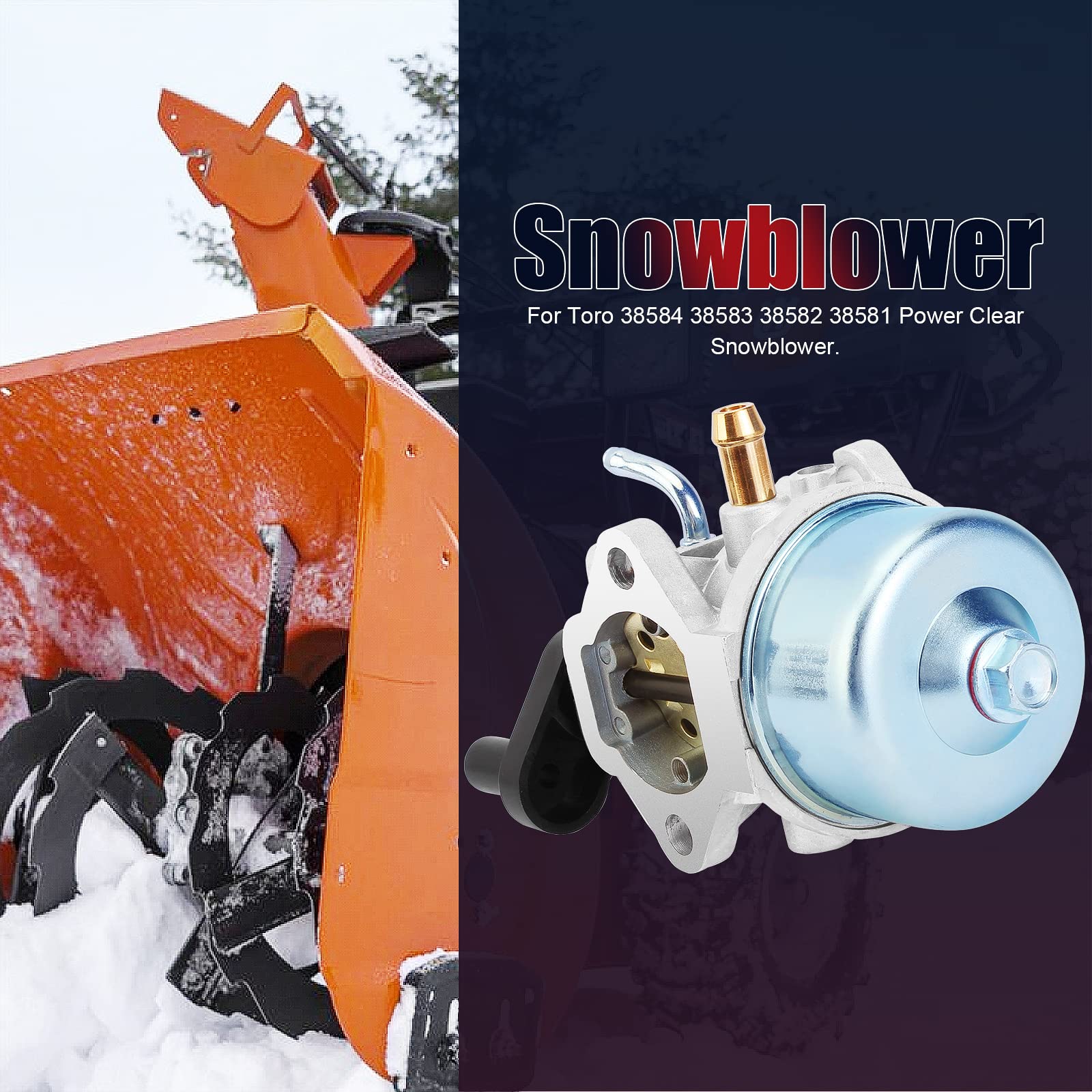 QAZAKY Carburetor for 801396 801233 801255 38518 38584 38538 084133 ...