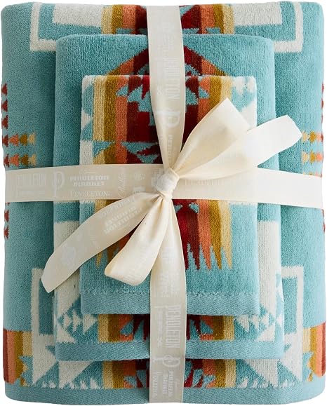 Amazon.com: Pendleton 3 Piece Bath Towel Set - Bath, Hand, and ...