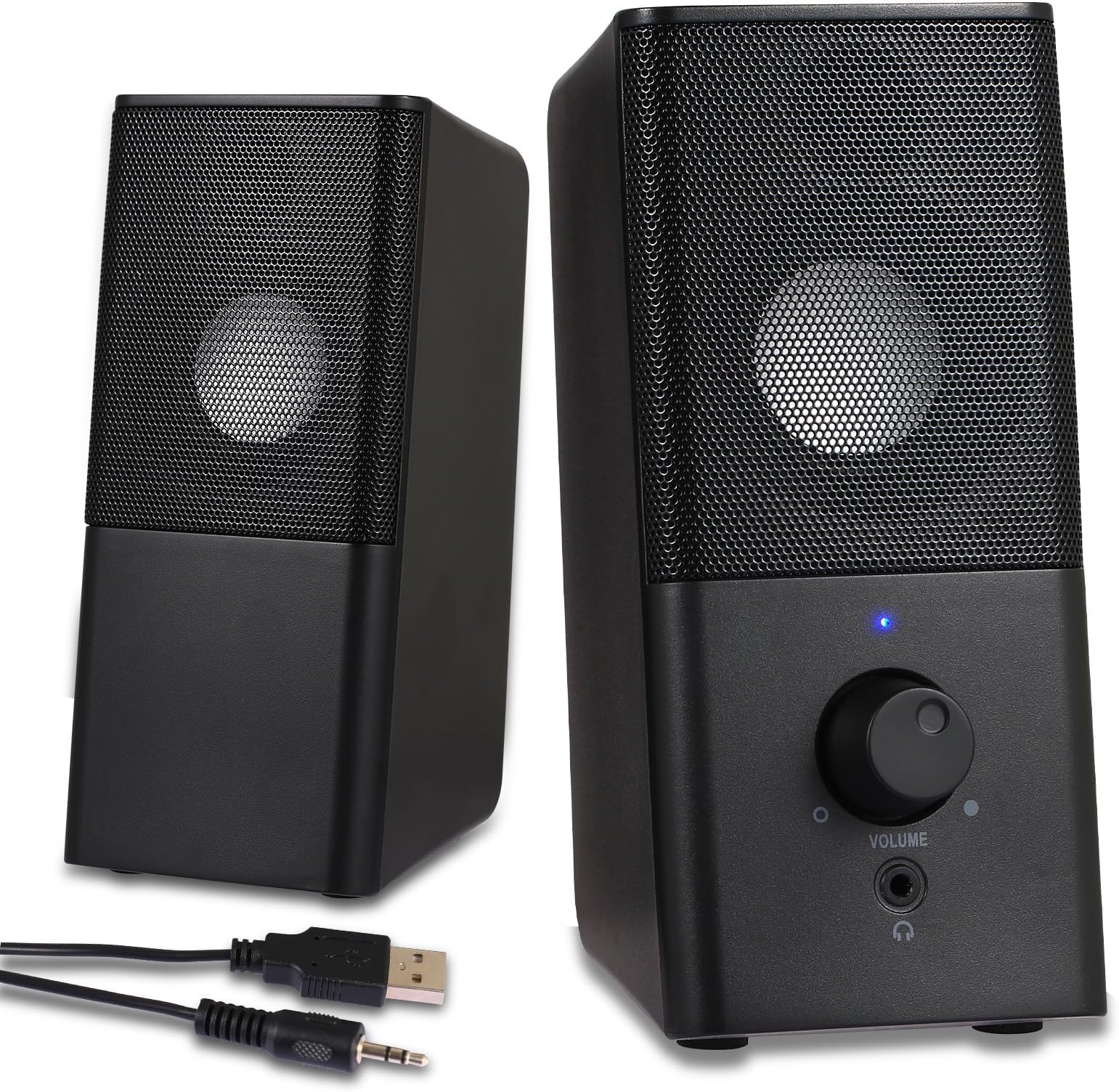 Bingxue H21 Classic Computer Speakers for Desktop PC, Full Stereo Sound ...