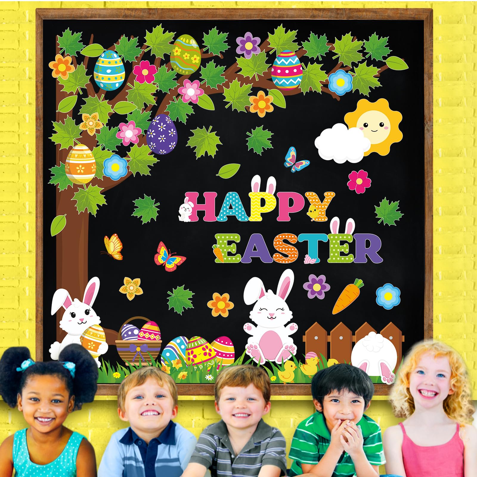 Snapklik.com : Pasimy Easter Bulletin Board Decorations Set Christian ...