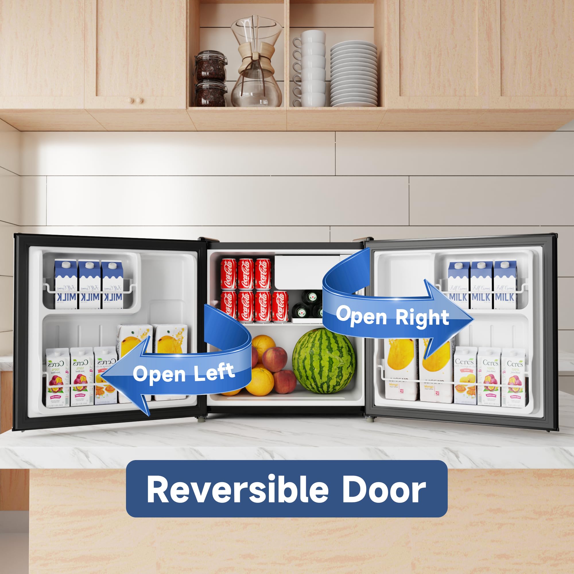 Snapklik.com : BANGSON Small Refrigerator, 1.6 Cu.Ft Mini Fridge