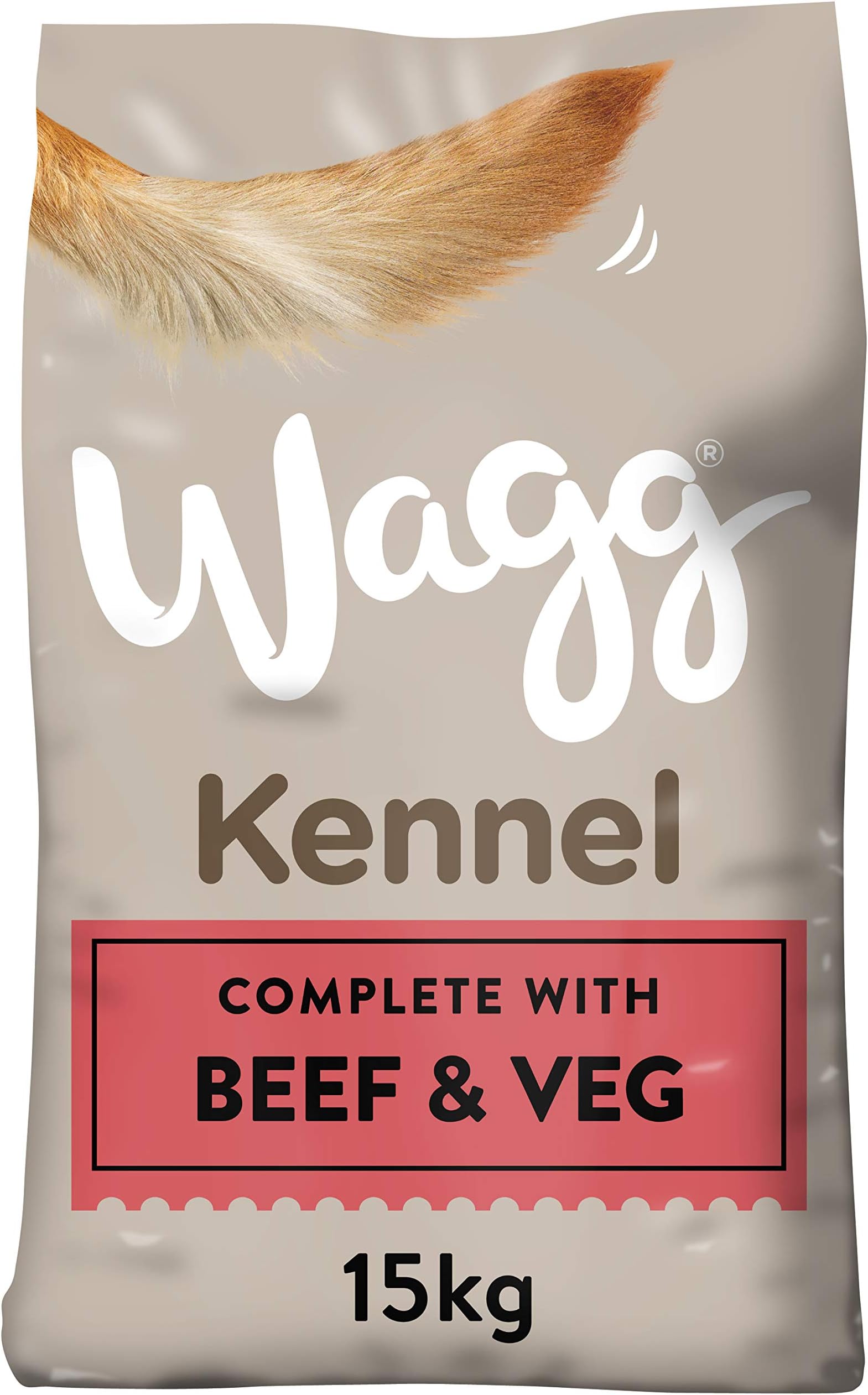Wagg Complete Worker Dry Mix Dog Food Beef and Vegetables, 17 kg ...