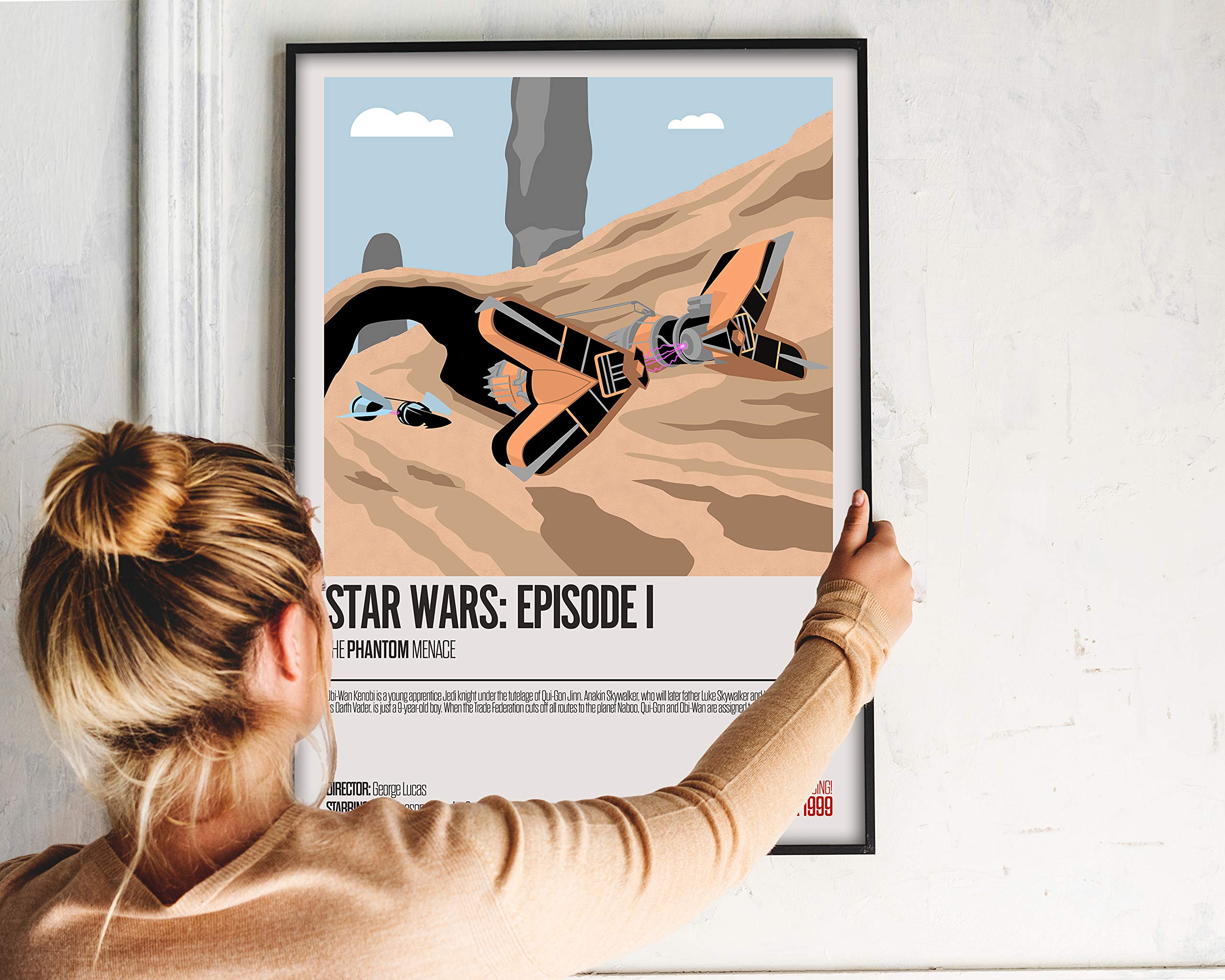Star Wars Phantom Menace Movie Poster Star Wars: The Phantom Menace
