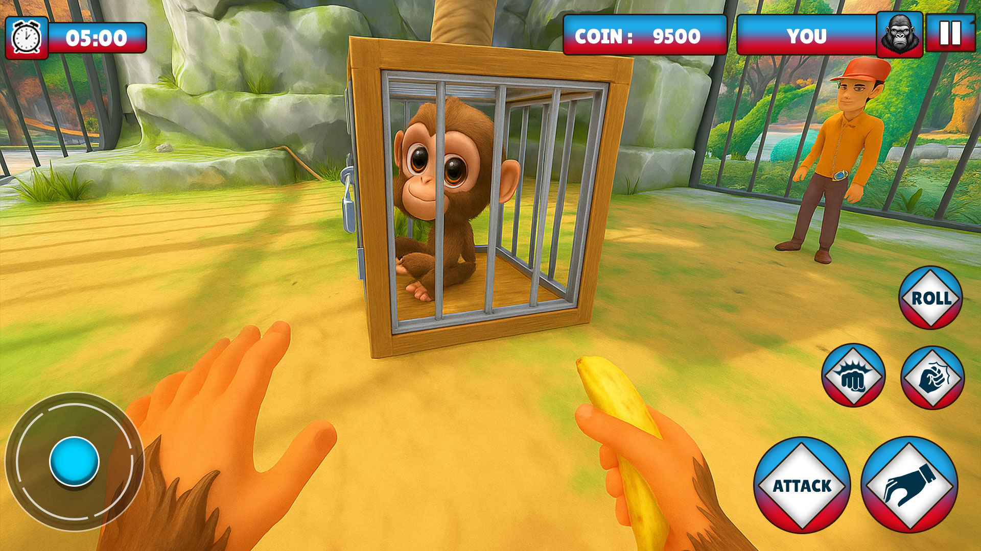 Little Cage Monkey Fun Simulator Games 3D: Family Fun Life 2025 - App ...