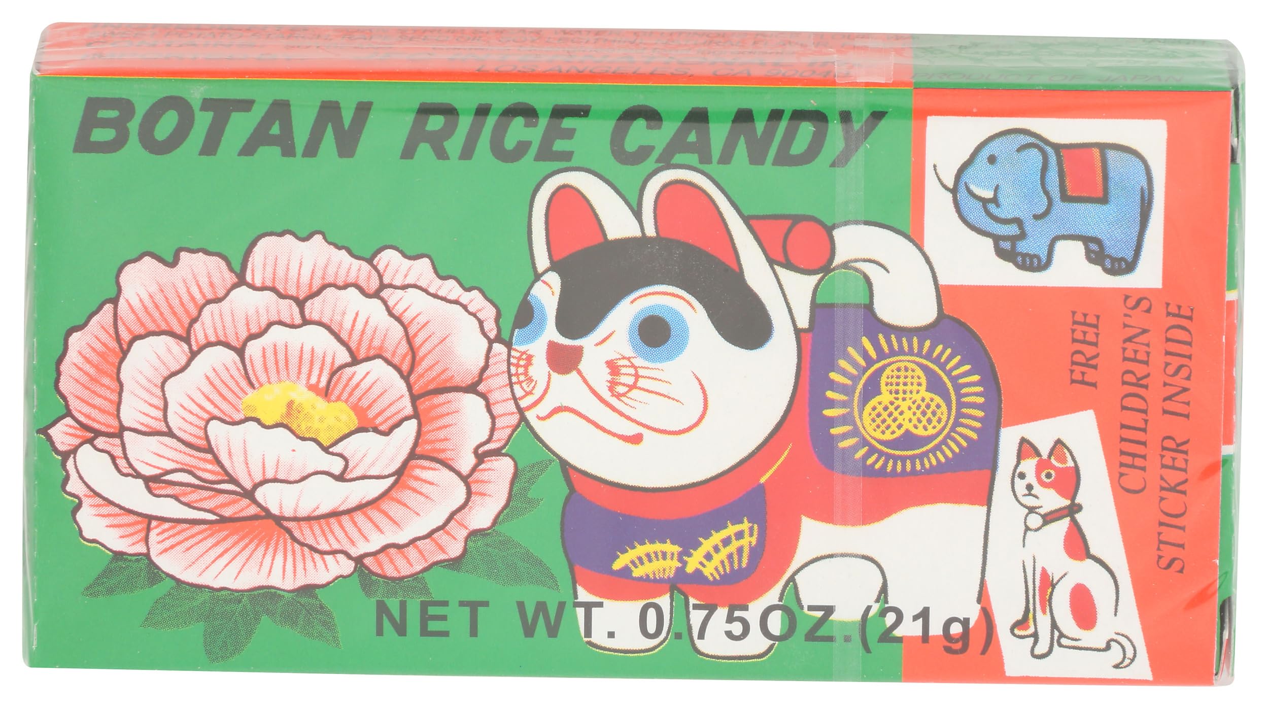 Botan Rice Candy Box Botan Ame Rice Candy, 0.75 Oz