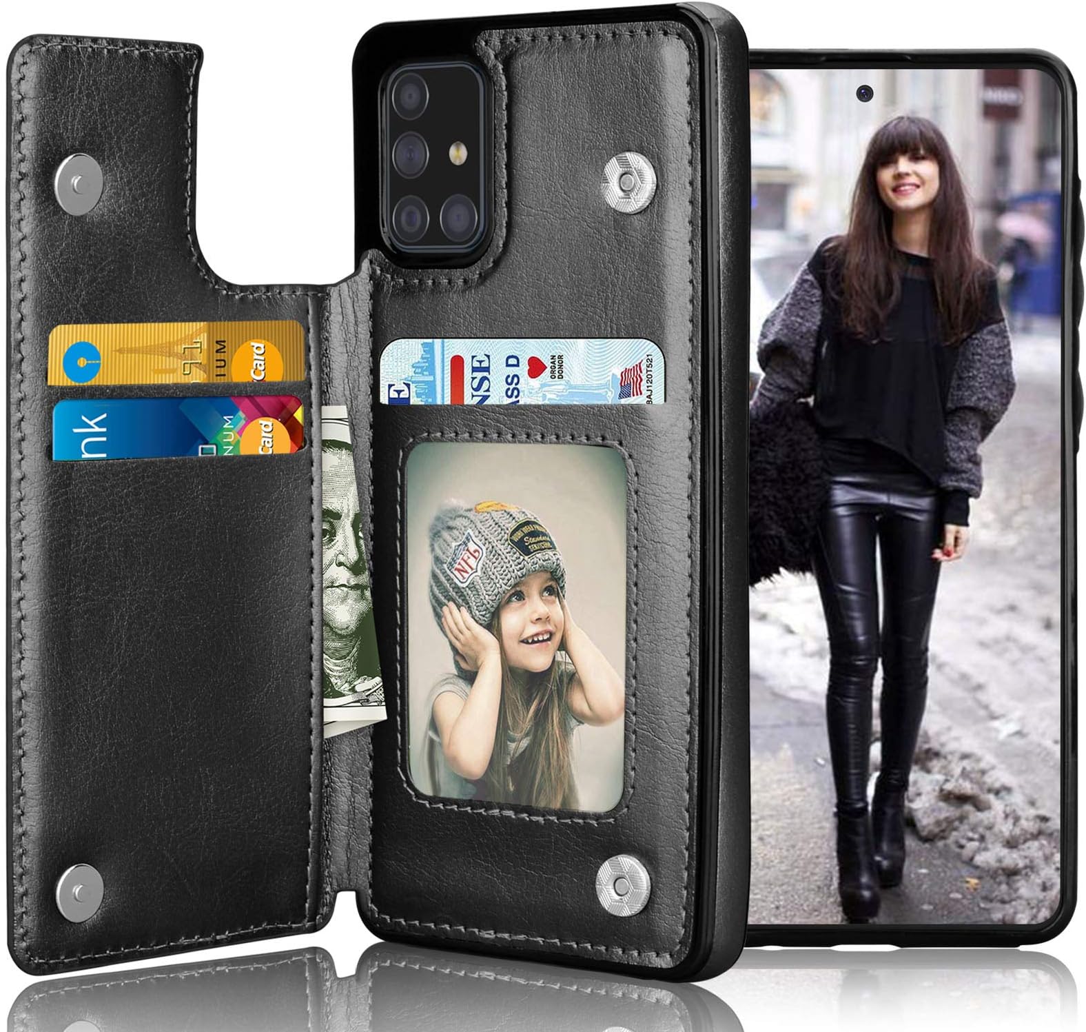 Amazon.com: Phone Case for Samsung Galaxy A51 4G with Tempered Glass ...