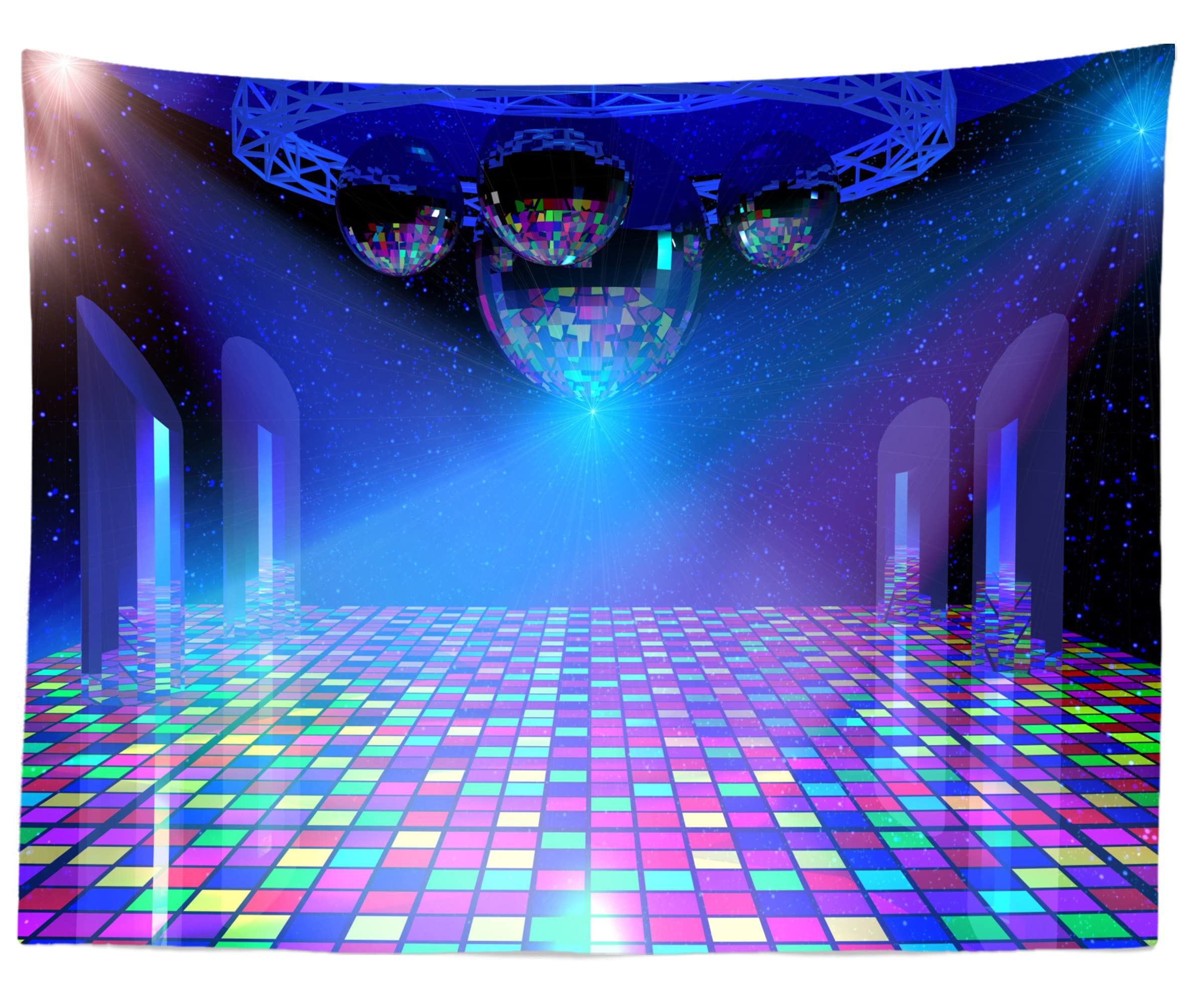 Snapklik.com : BELECO Disco Party Backdrop 10x6.5ft Fabric 70s 80s 90s ...