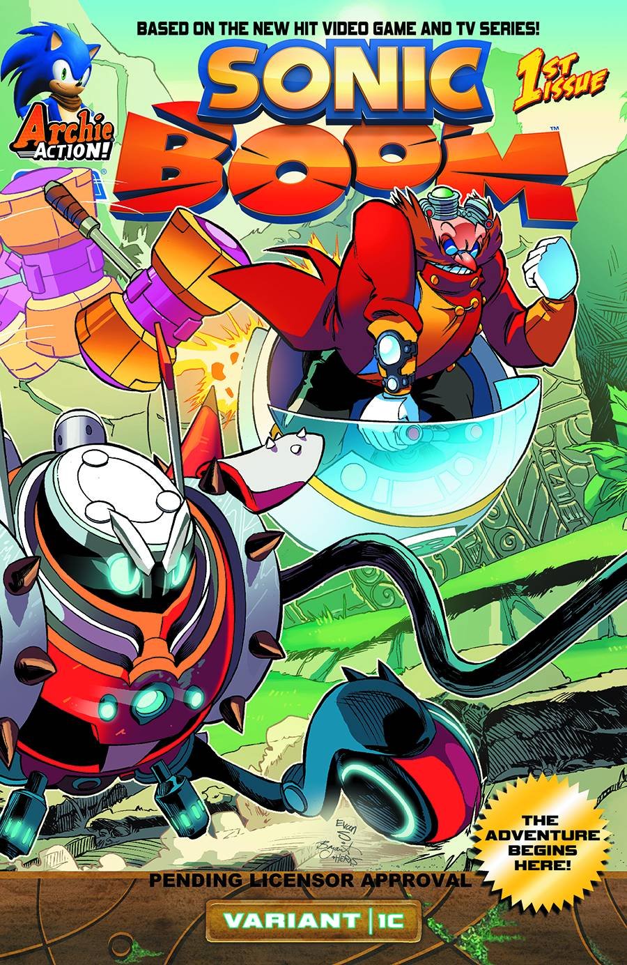 Sonic Boom #1 Here Comes the Boom Variant 1C: unknown author: Amazon ...