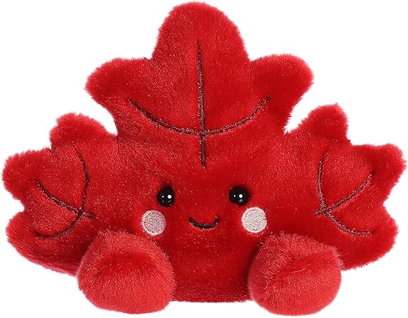 Aurora Adorable Palm Pals Fall Maple Leaf Stuffed Animal - Pocket-Sized ...