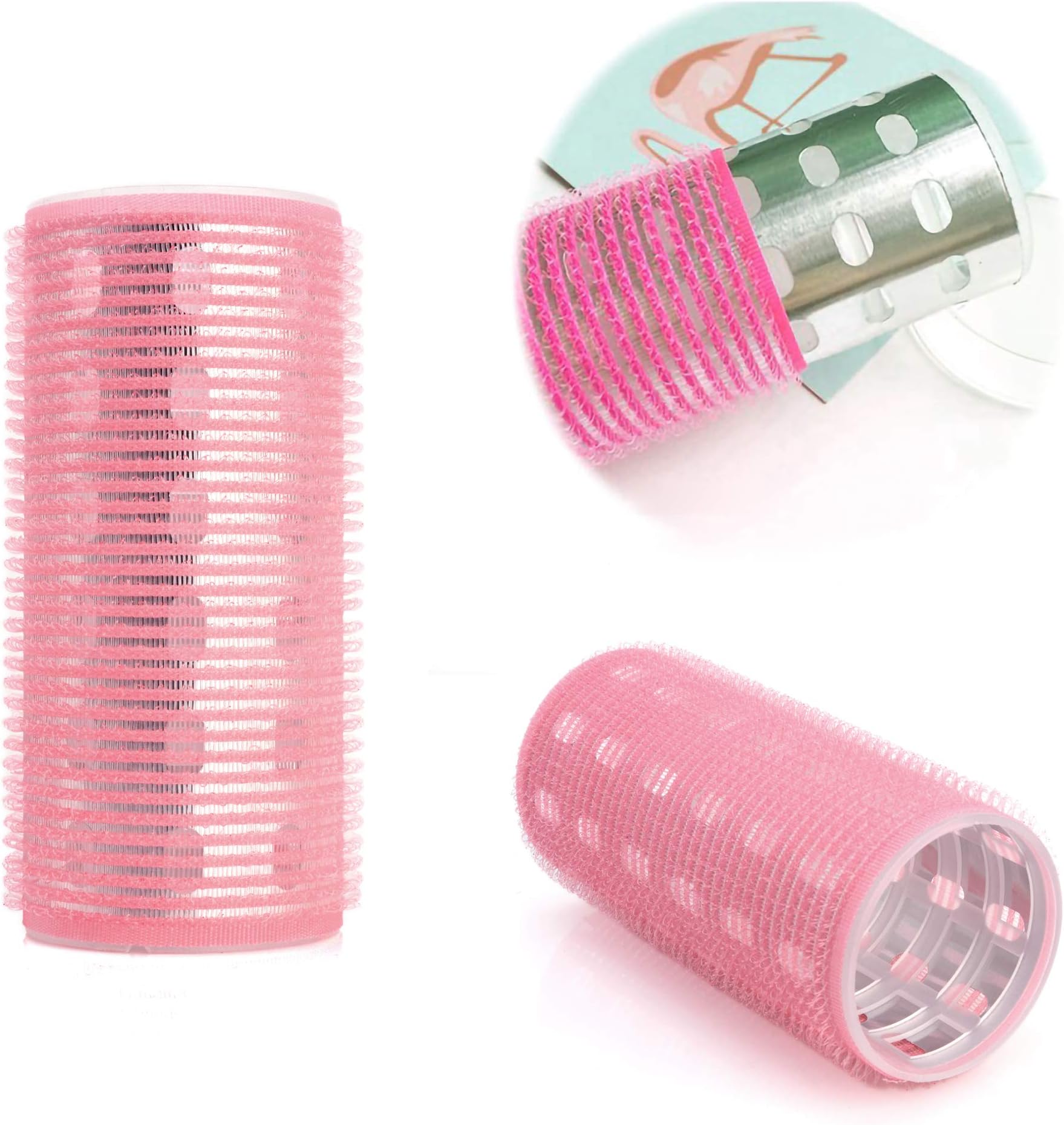 Amazon.com : 2PCS Double-Layer Bangs Hair Curlers Roller Hair Styling ...