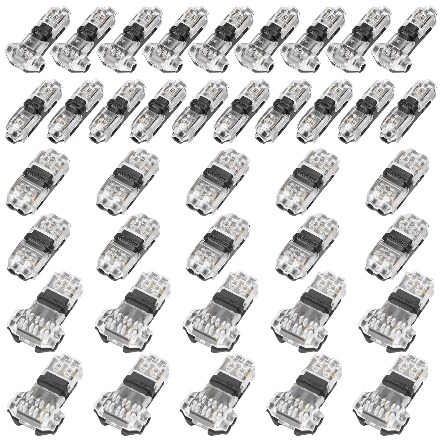Linkstyle 40pcs T Tap Wire Connectors Kit for 24-18 AWG, Quick ...