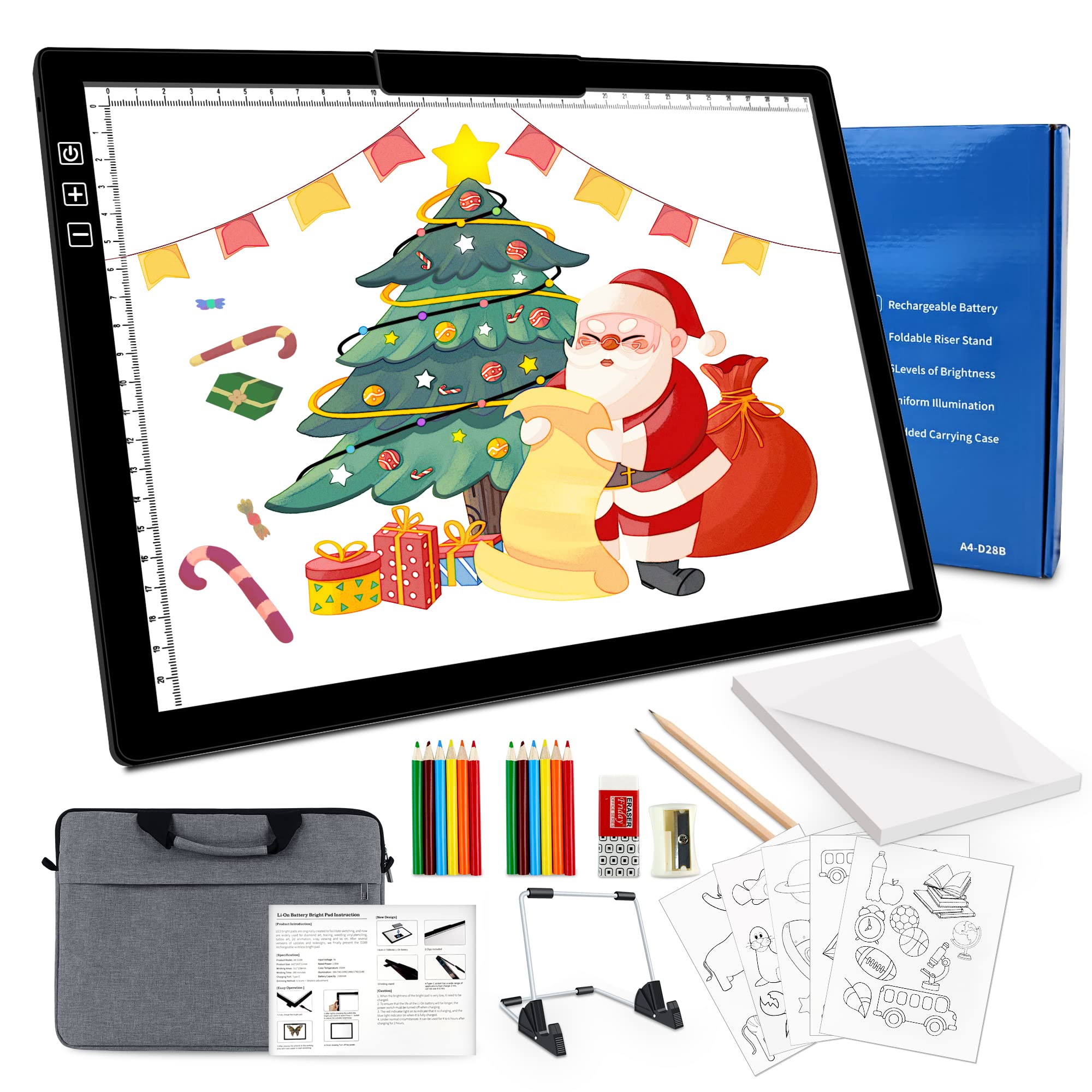 Artist Tracing Tool Kit Tracing Light Box With 57 Accessories - 6 Level ...