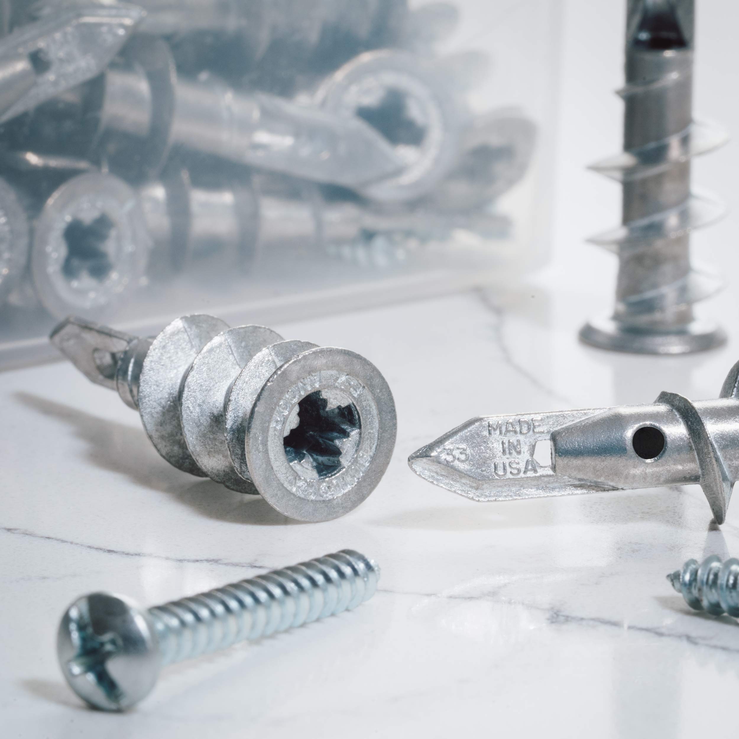 Snapklik.com : Qualihome Zinc Self Drilling Drywall Anchor Hollow Wall ...