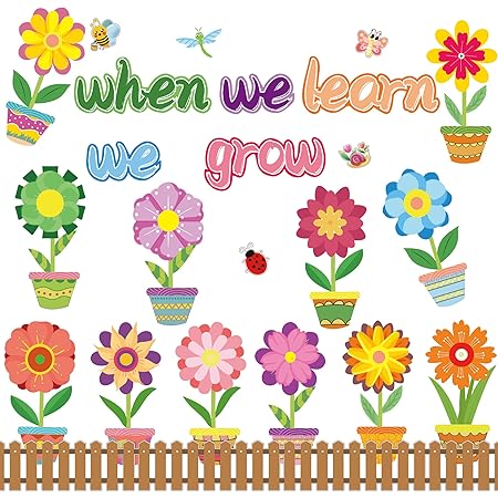 Amazon.com: Gueevin April Showers Bring May Flowers Decorations Spring ...