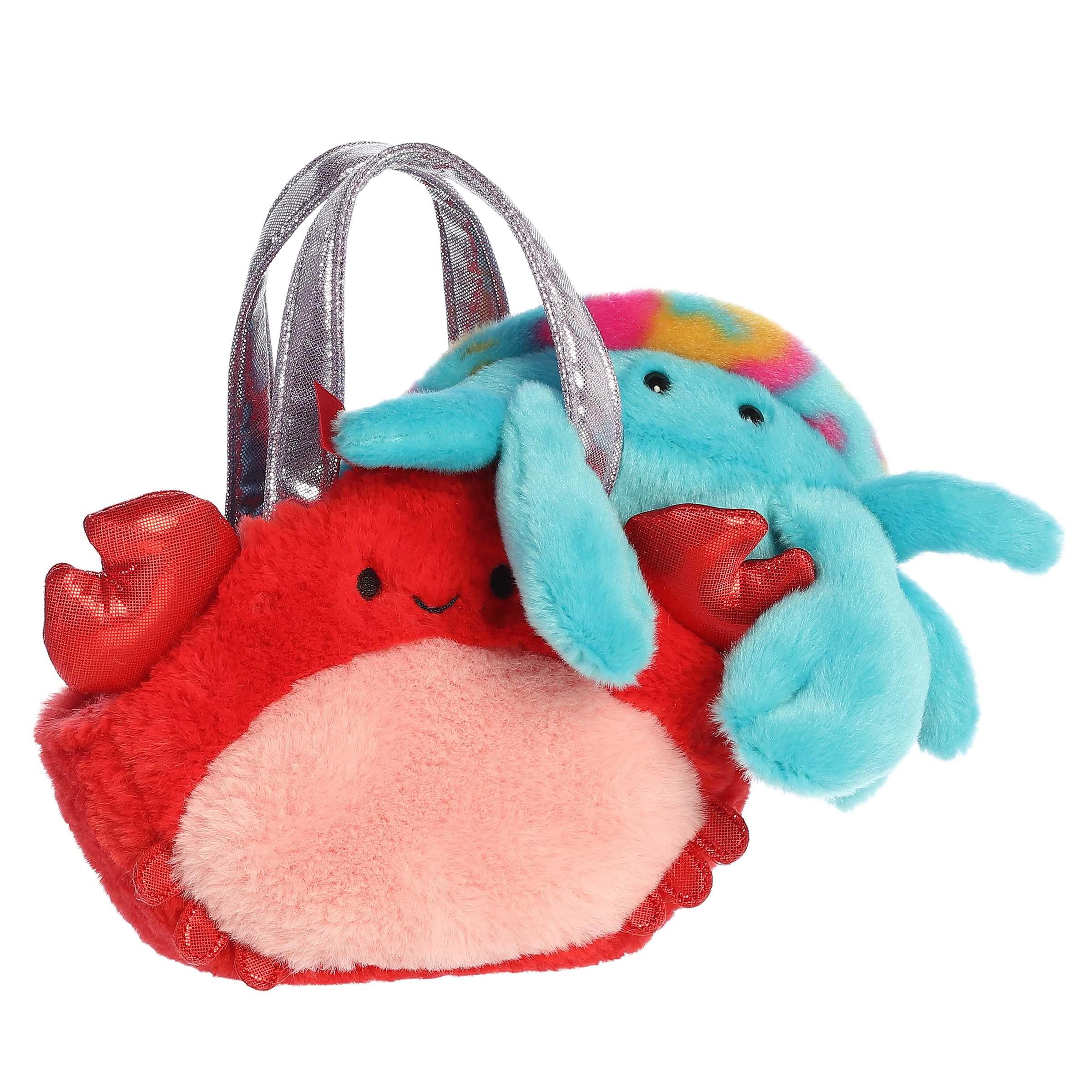 Amazon.com: Aurora® Fashionable Fancy Pals™ Crab Stuffed Animal - On ...