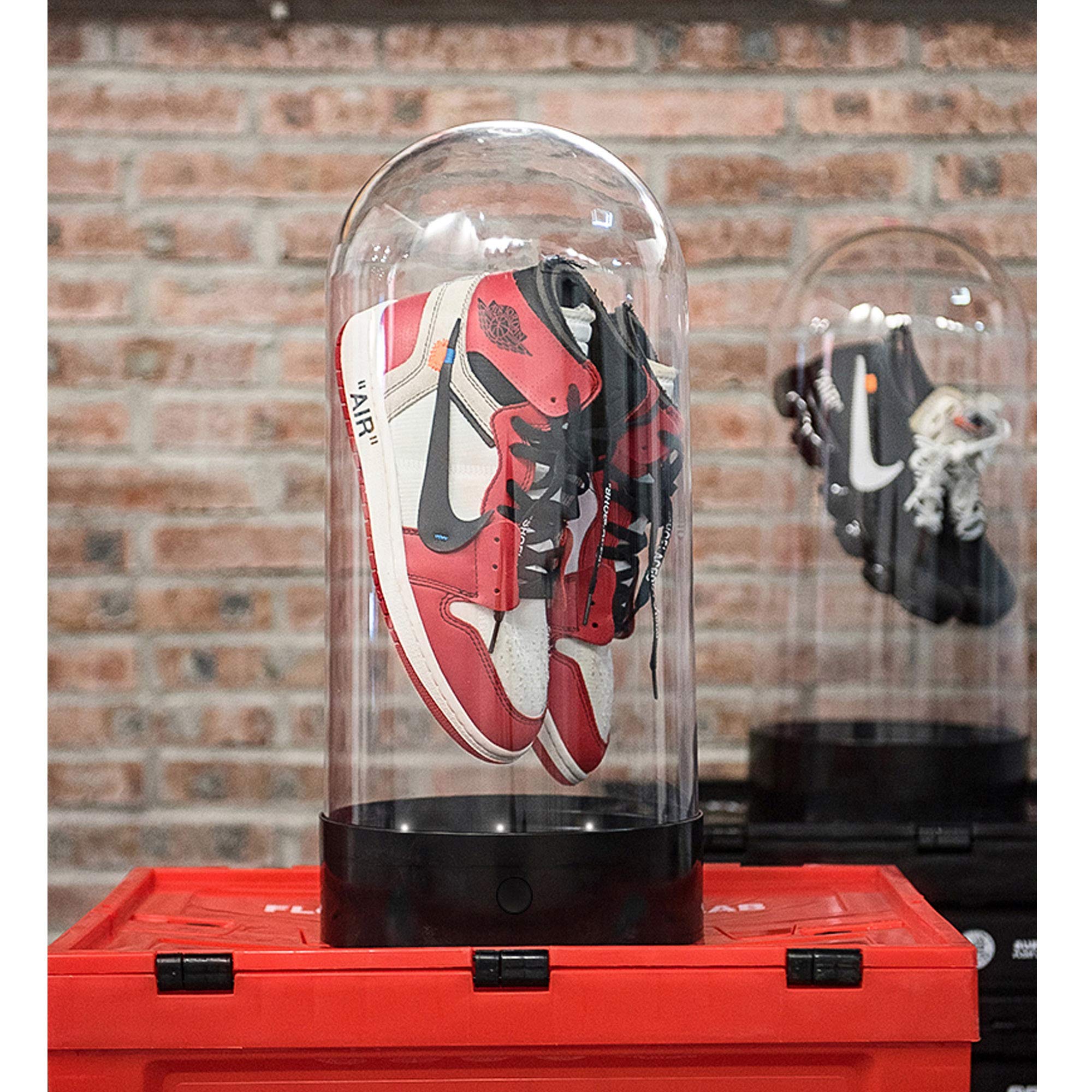 Altratech Clear Acrylic Display Case With Led Lights Shoes Display ...