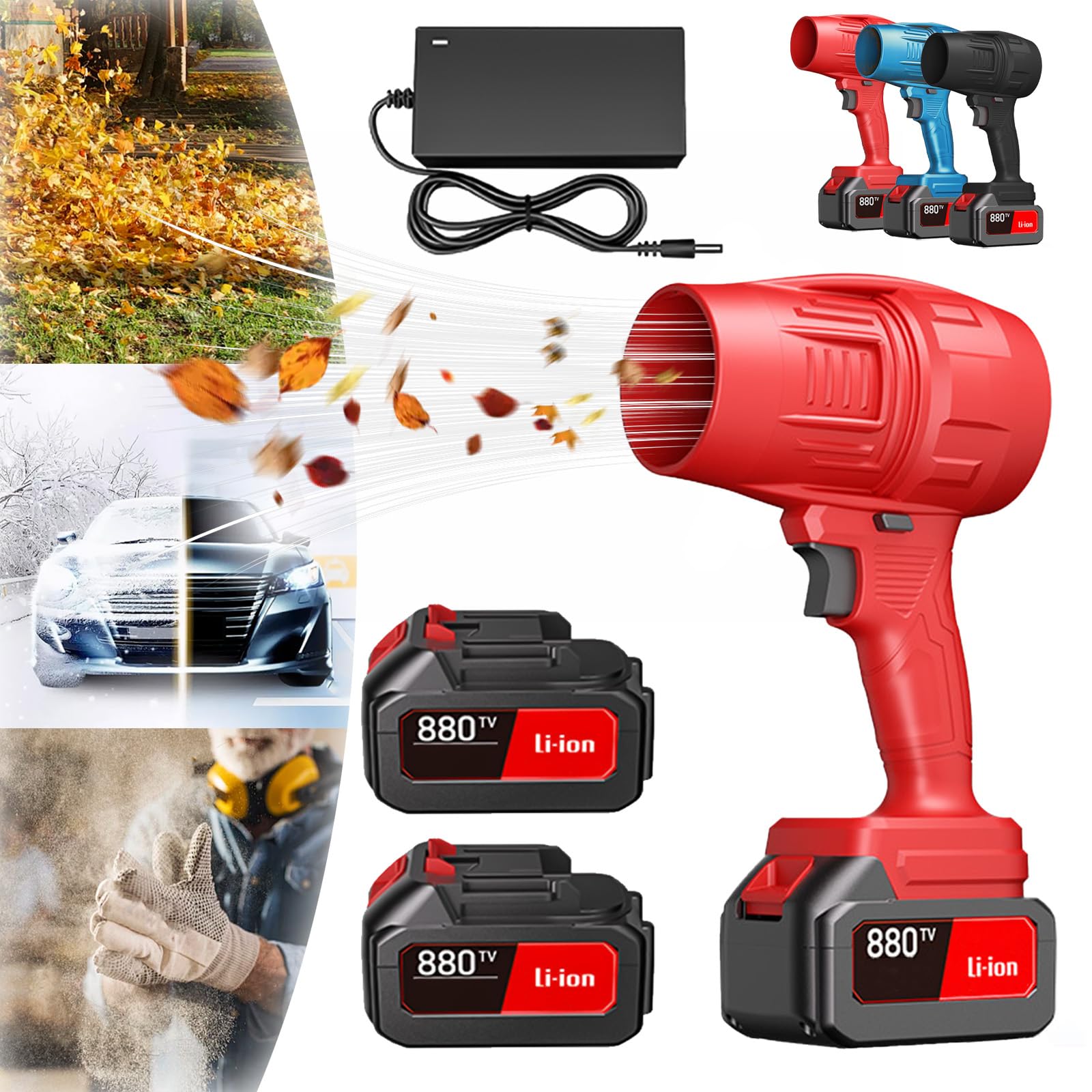 Amazon.com: Jetpro Maxx Portable Jet Blower, 60000RPM Handheld High ...