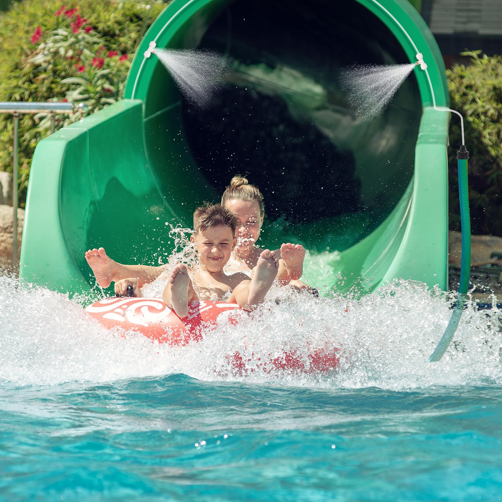 Snapklik.com : Pool Slides Water Tubing Kit,Pool Slides Spray Kit