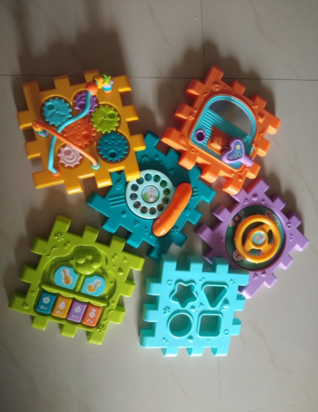 ESnipe Mart® Activity Cube Multipurpose Play Centre for Toddlers and ...