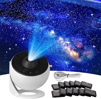 Galaxy Projector Light LED Galaxy Starry Light Projector Planetarium ...