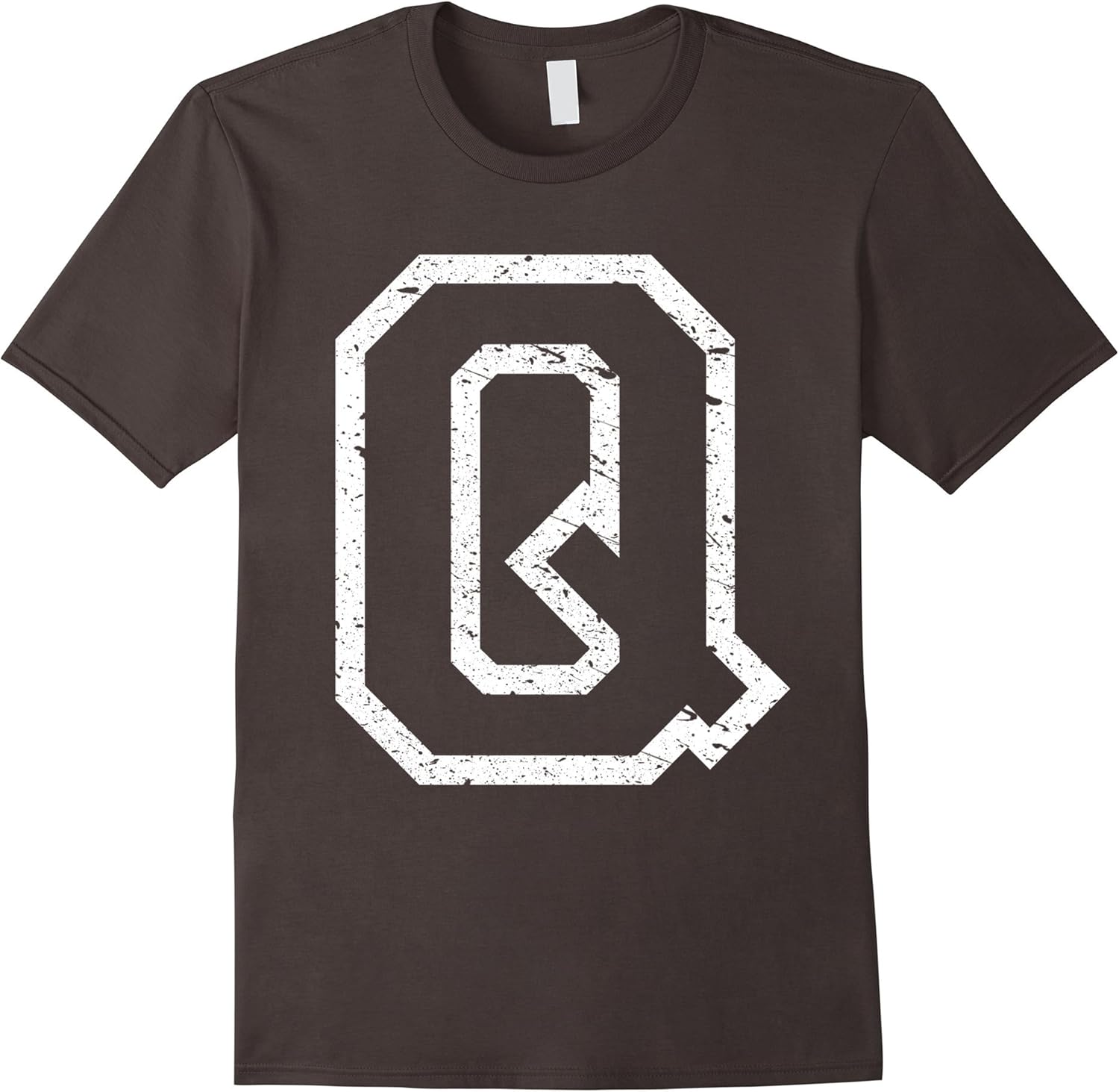 Amazon.com: Huge Letter Q - Big University Varsity College - T Shirt ...
