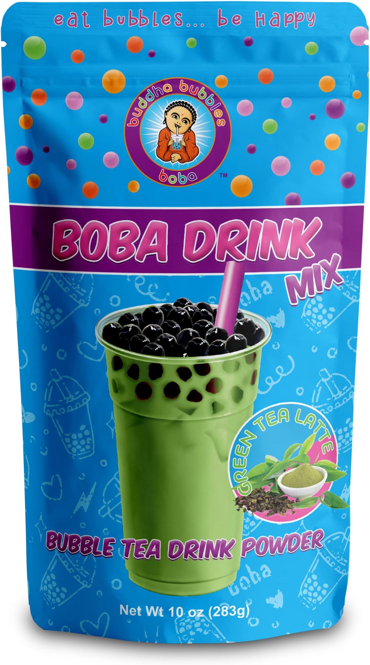Amazon.com: Premium GREEN TEA LATTE (Matcha) Boba/Bubble Tea Drink Mix ...