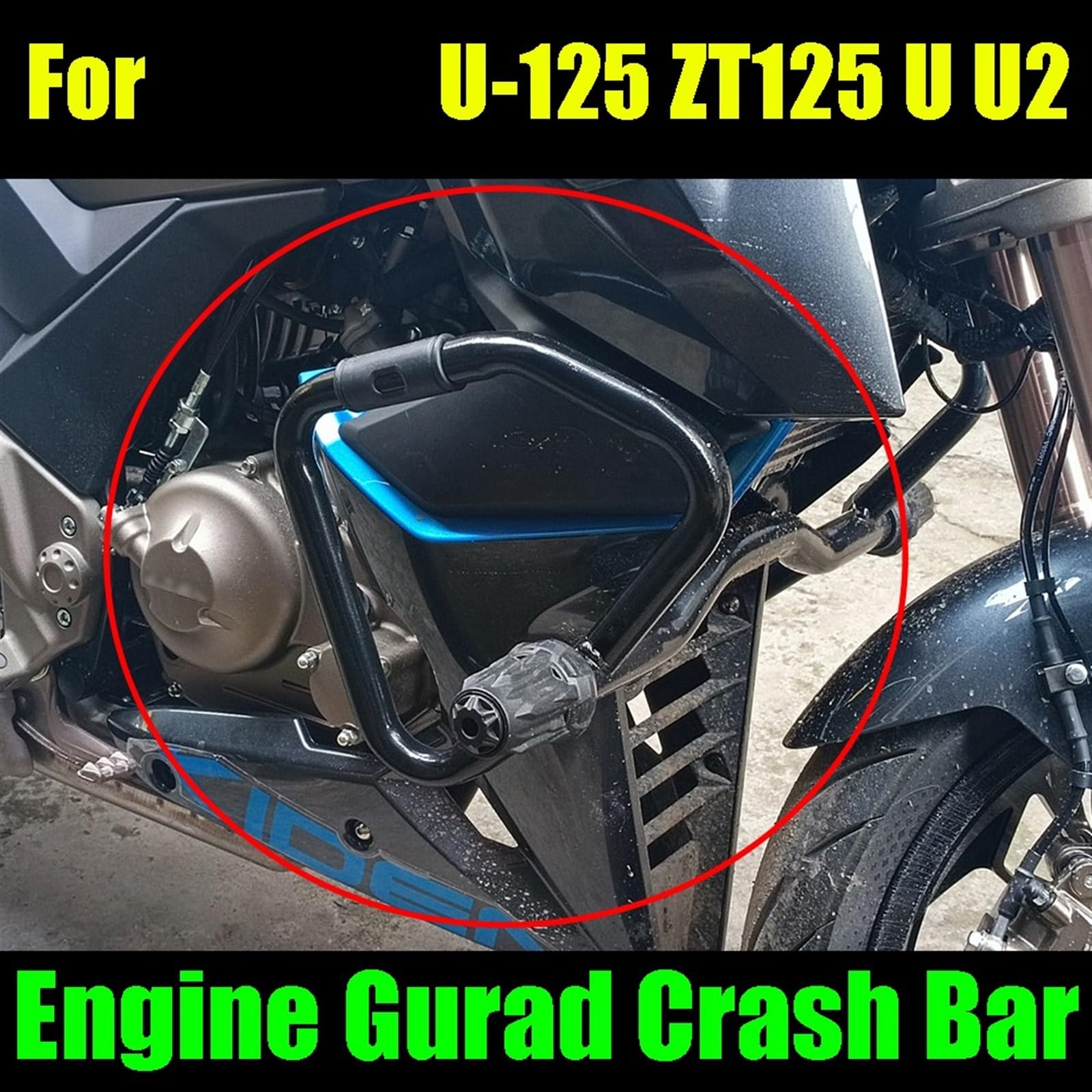Zuma Plush Mokuo Iron Crash Bars For Yamaha Zuma 125 2022-2023 ...
