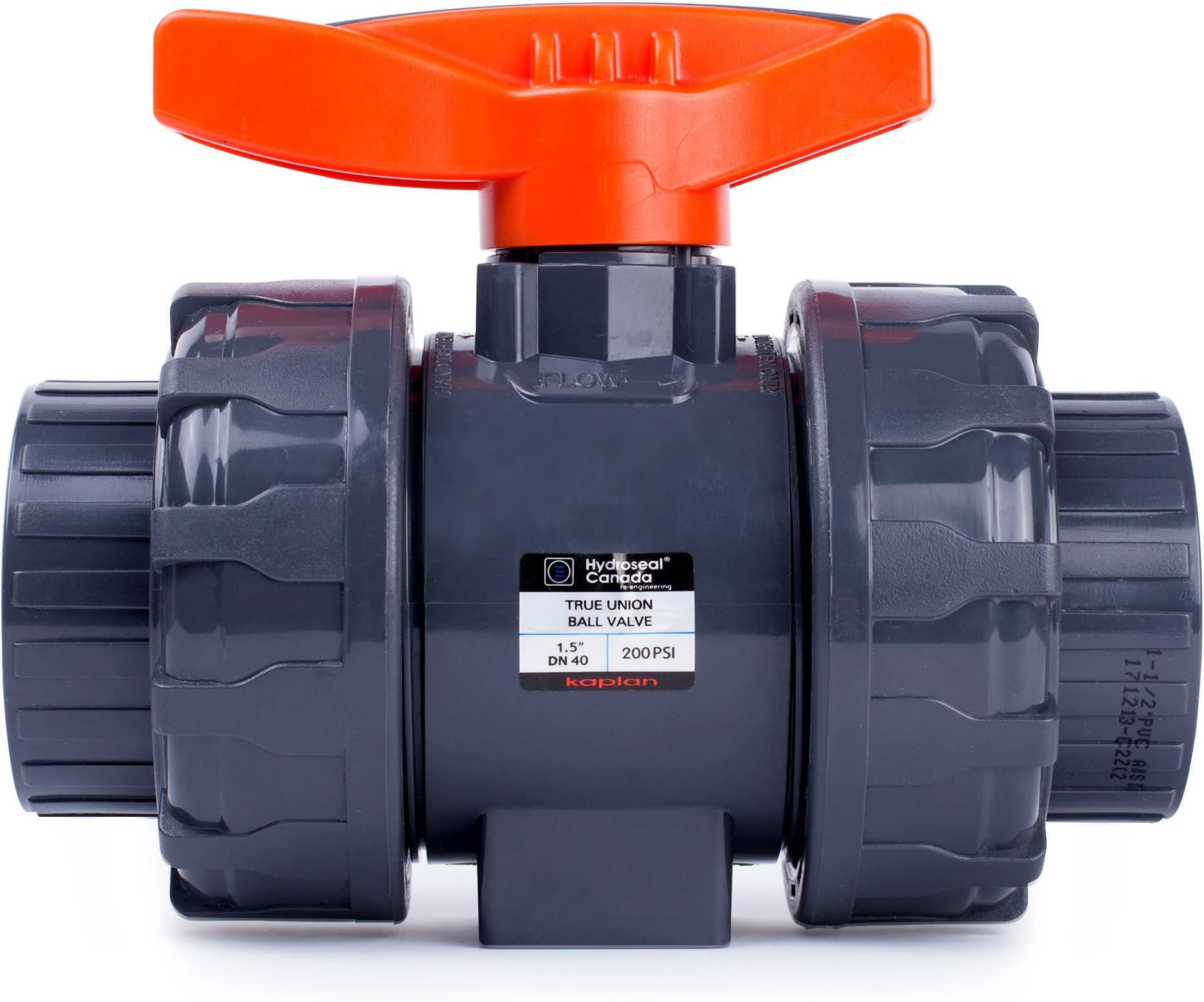 Amazon.com: 2 Way PVC Union Ball Valve 1.5" Quick Union Water System ...
