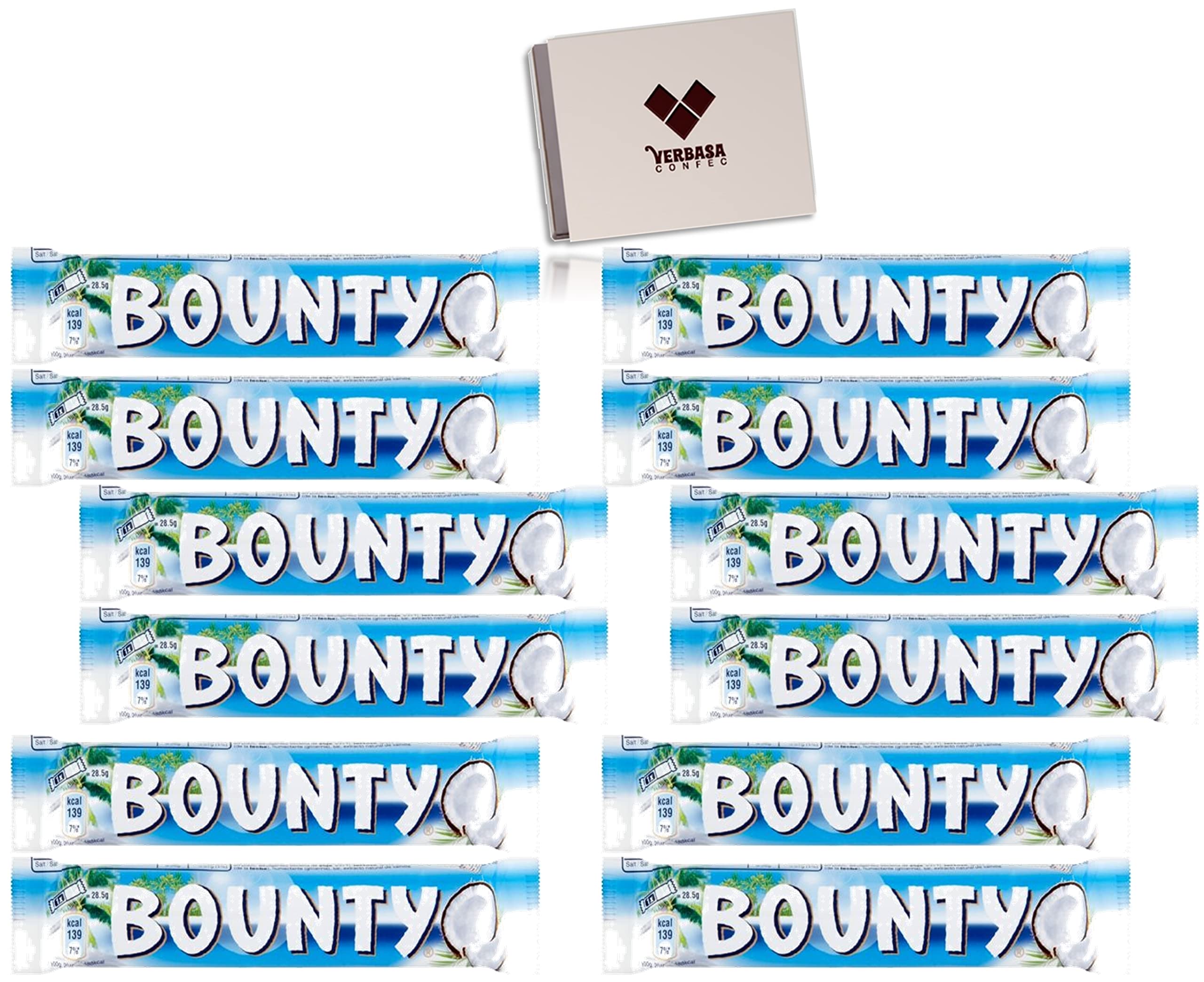Buy VERBASA Bounty Coconut Milk Twin Bar 57g - 12 FULL SIZE Chocolate ...