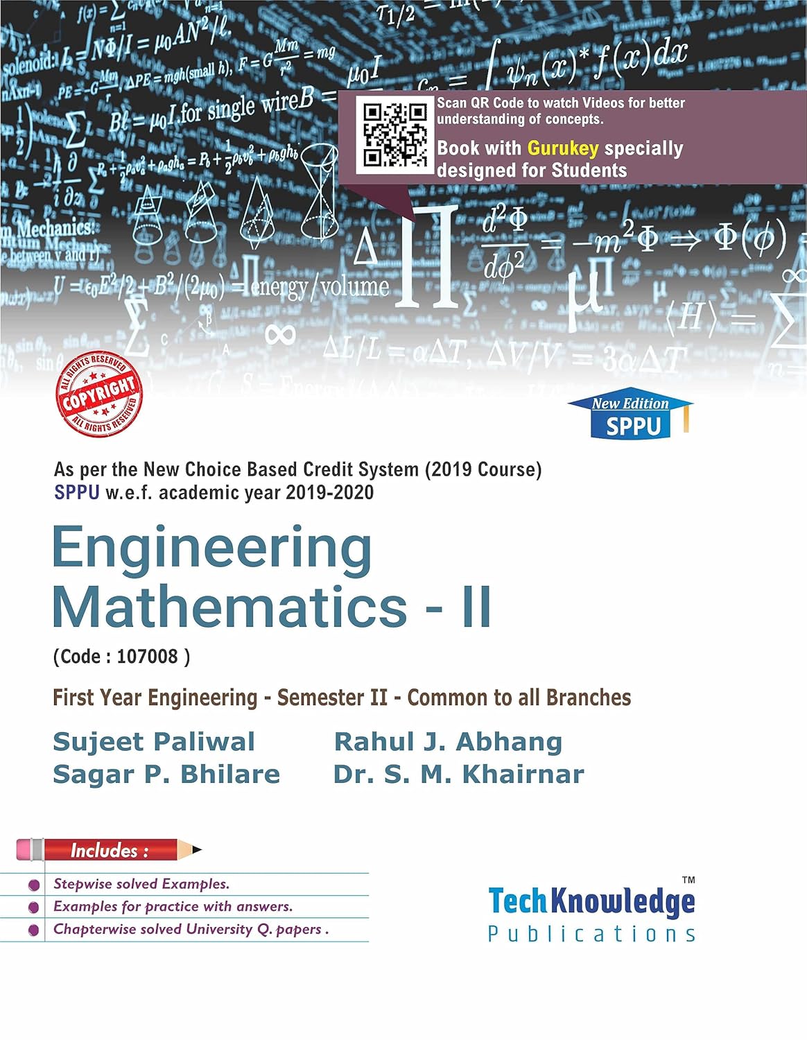 Buy Engineering Mathematics II For SPPU B.E. First Year Engineering ...