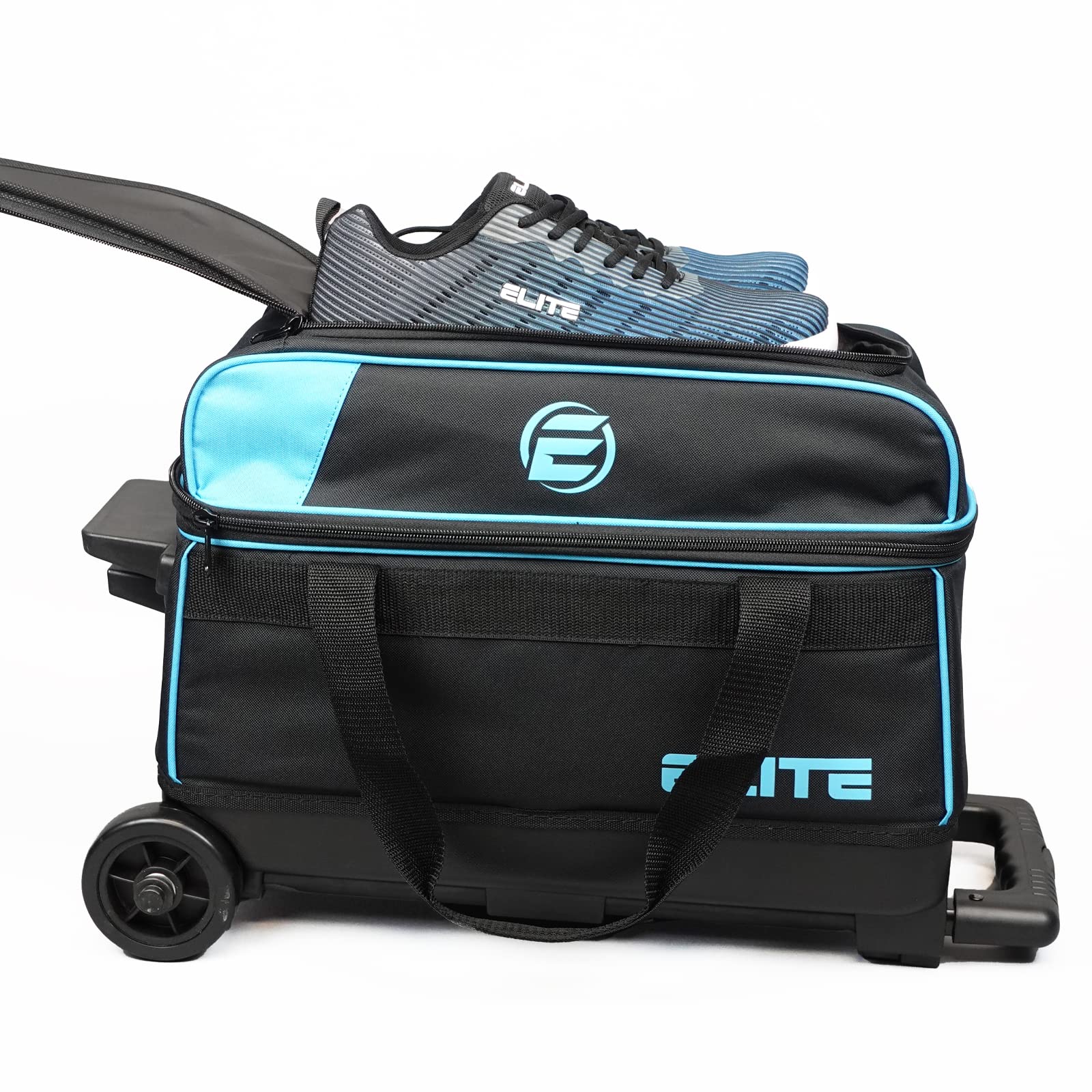 Snapklik.com : ELITE Basic Double Roller Bowling Ball Bag