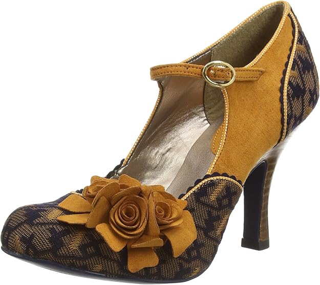 Ruby Shoo Ashley, Women's Court Shoe, Yellow (Mustard), 3 UK (36 EU ...