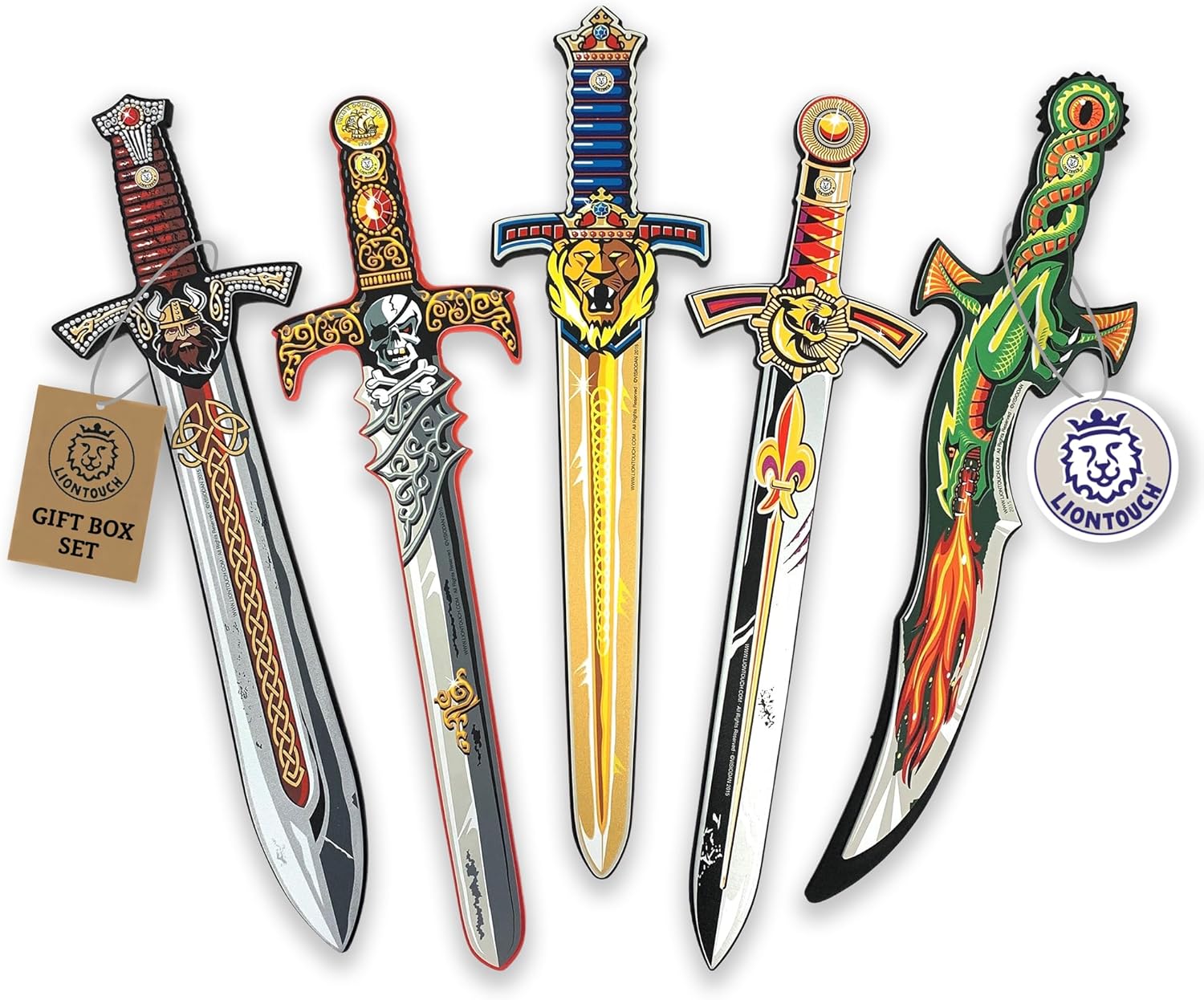 Amazon.com: Liontouch - Foam Sword Set for Kids, 5-Pack - 3+ Years ...